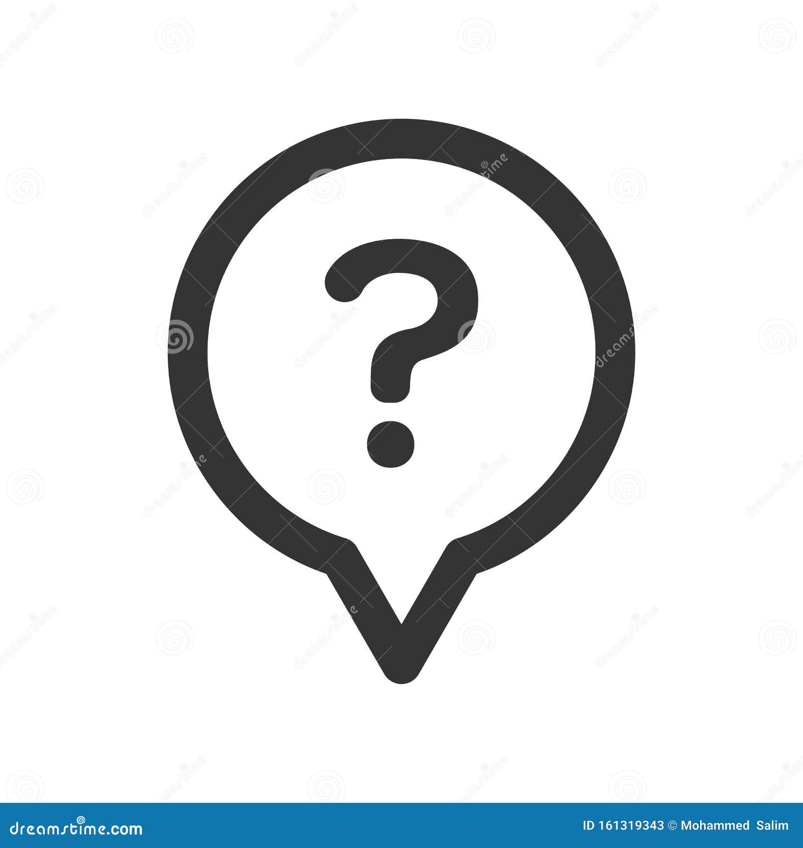 Ask question help icon stock vector. Illustration of question - 161319343