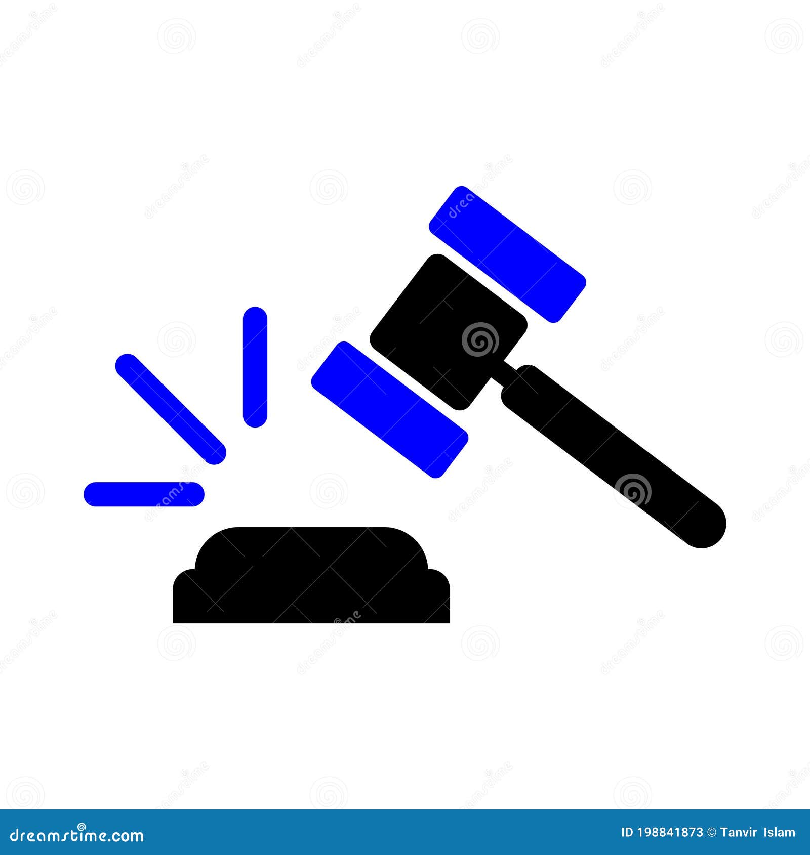 Auction Vector Icon stock vector. Illustration of graphics - 198841873