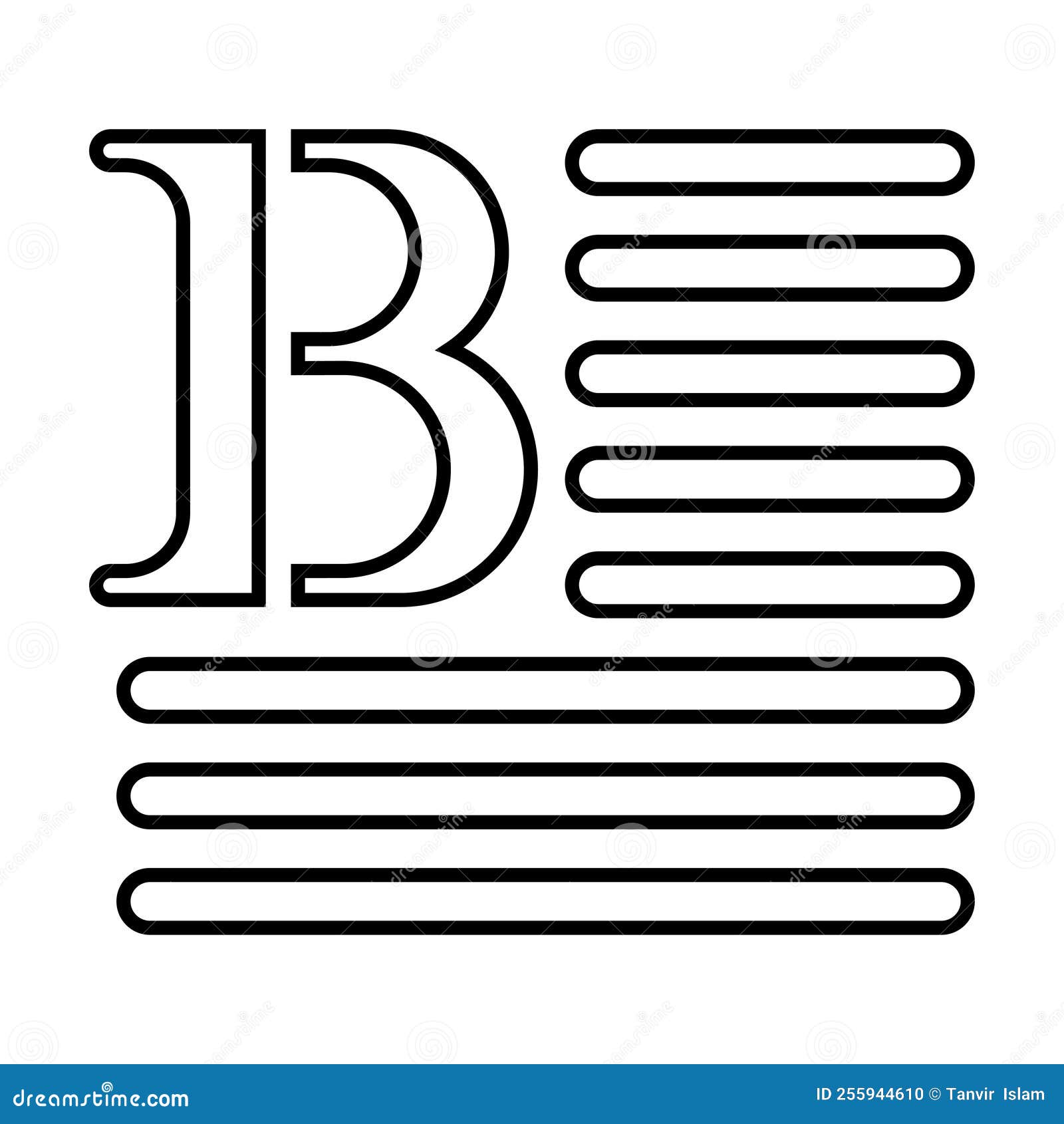 Text And Paragraph Dividing Lines Cartoon Vector | CartoonDealer.com ...