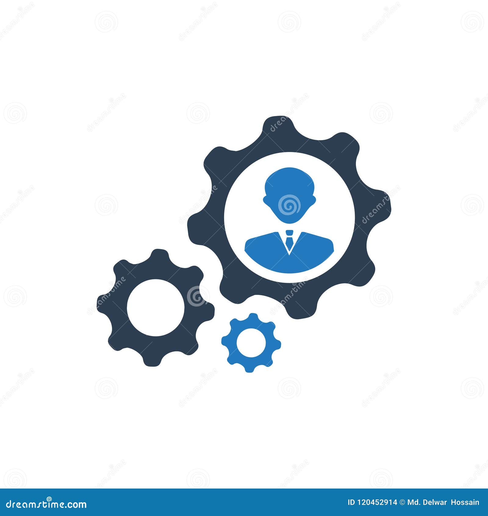 Business Development Icon stock vector. Illustration of businessman ...