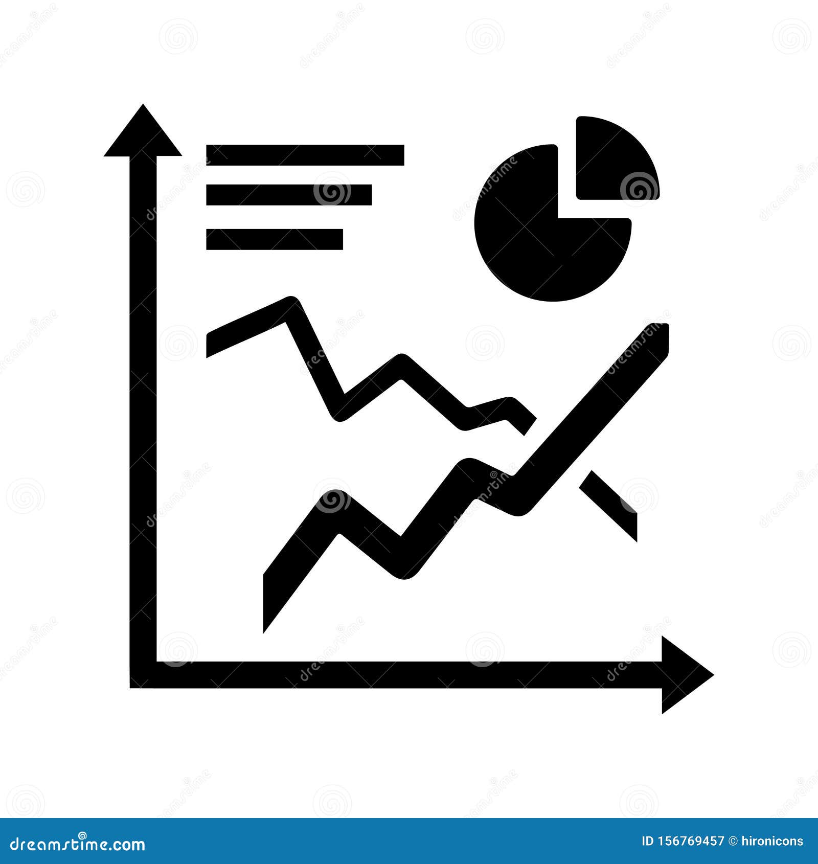 Business Progress, Improvement, Growth Icon Stock Illustration ...