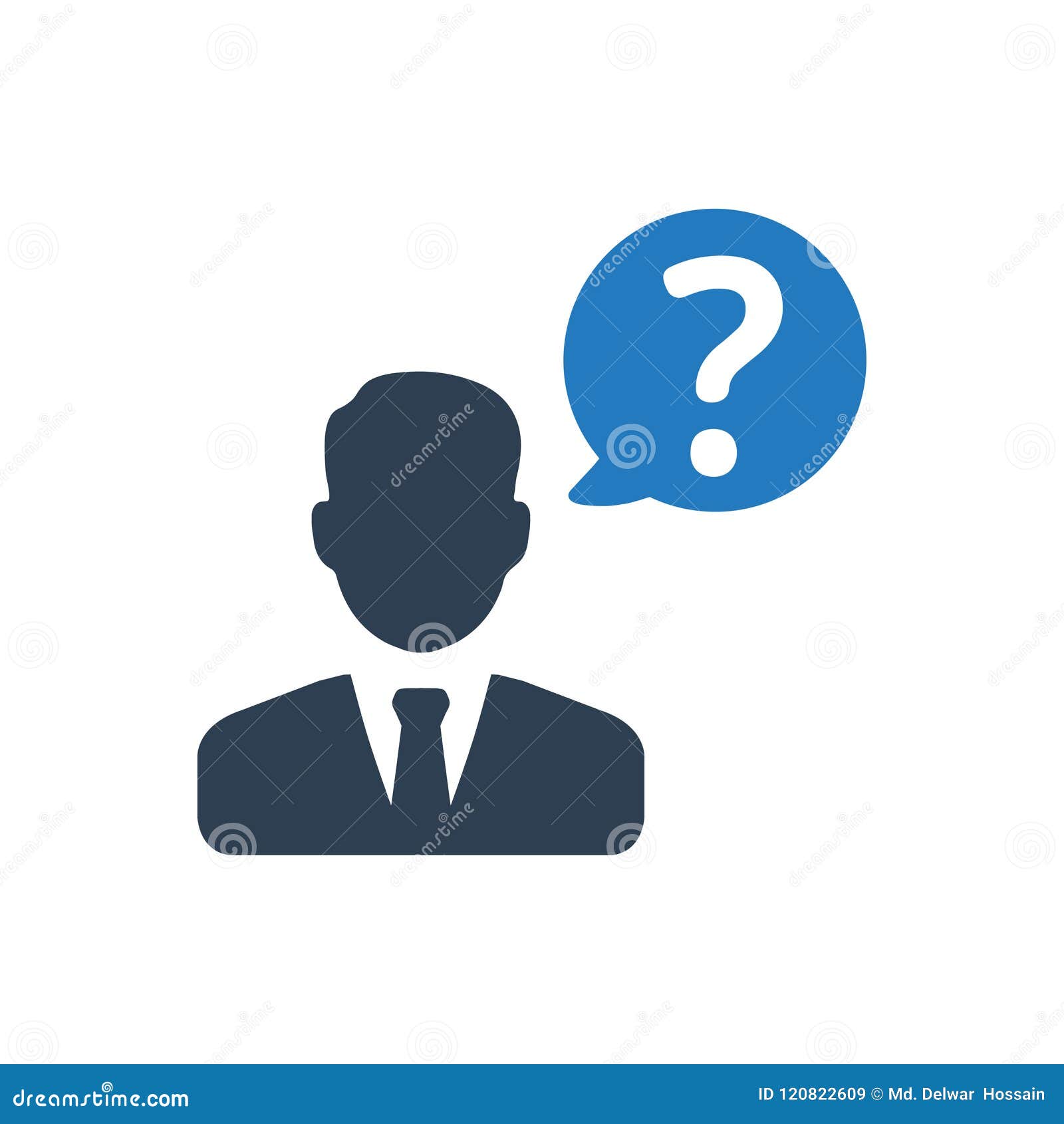 Business Support Icon stock vector. Illustration of solution - 120822609