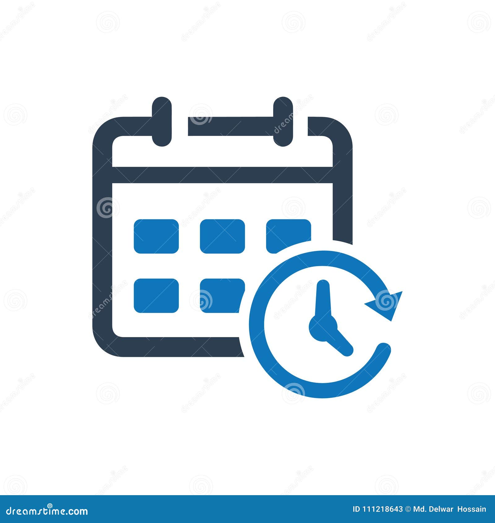 Calendar / Schedule Icon stock vector. Illustration of appointment ...