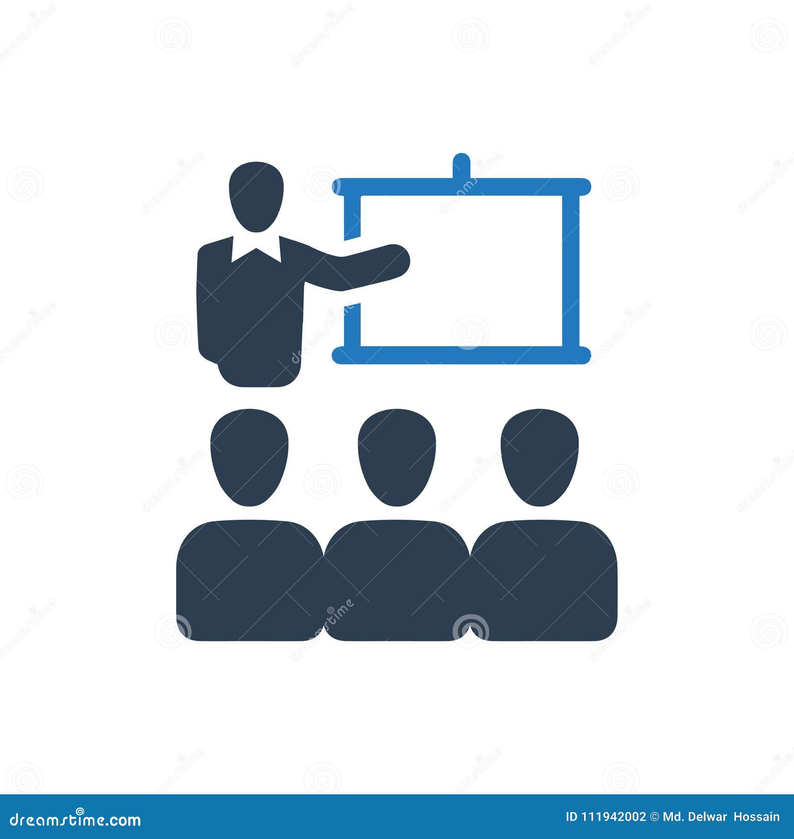 Classroom Icon stock vector. Illustration of vector - 111942002