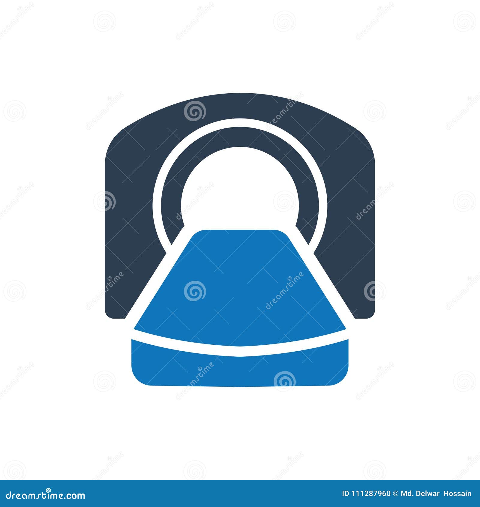 Computer Tomography Icon stock vector. Illustration of icon - 111287960