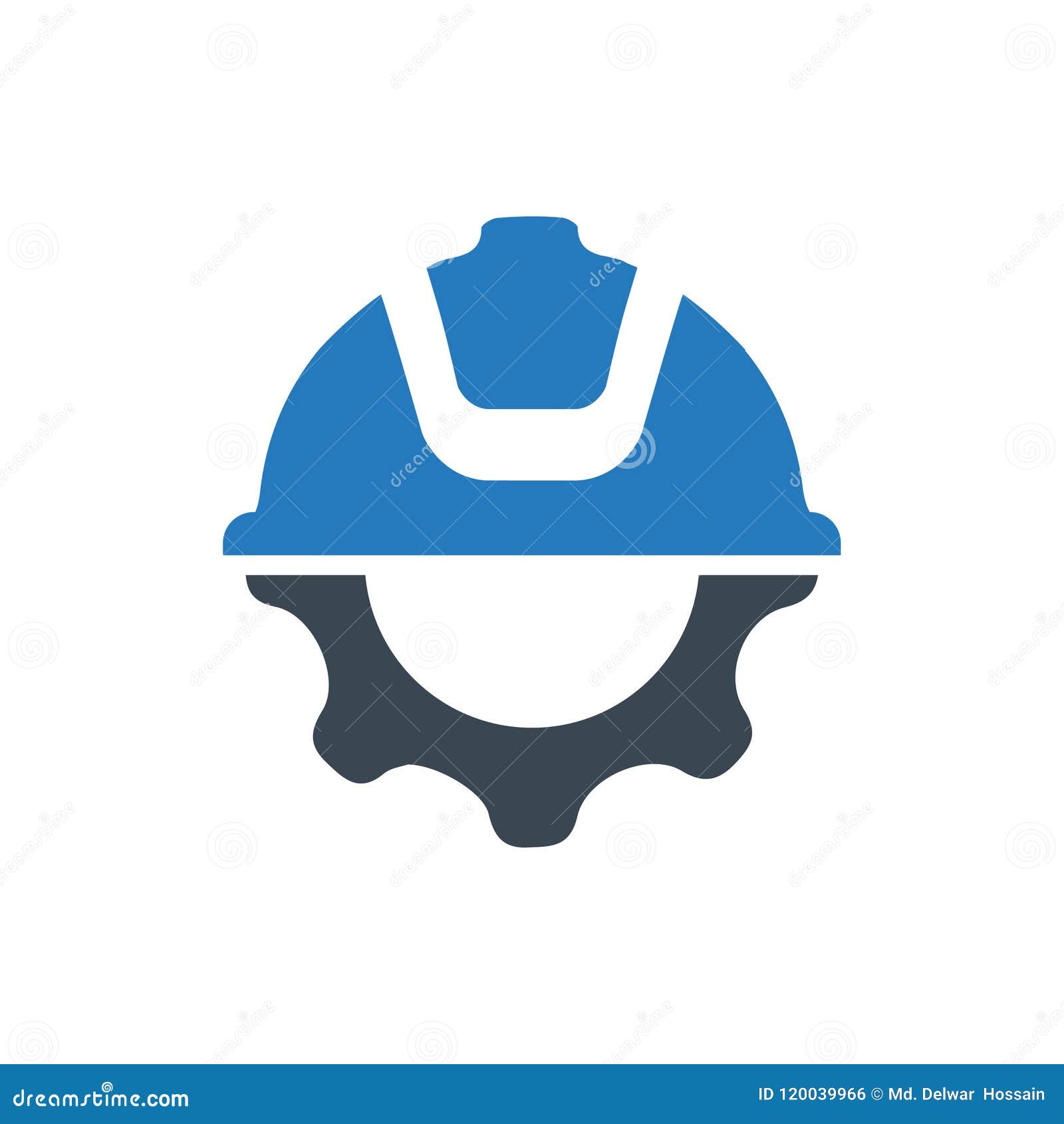 Engineering, Development Icon Stock Vector - Illustration of helmet ...