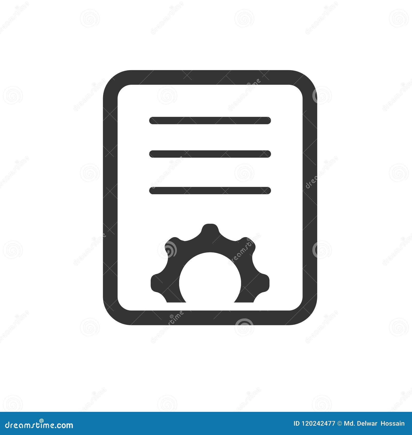 Content Development Icon stock vector. Illustration of option - 120242477