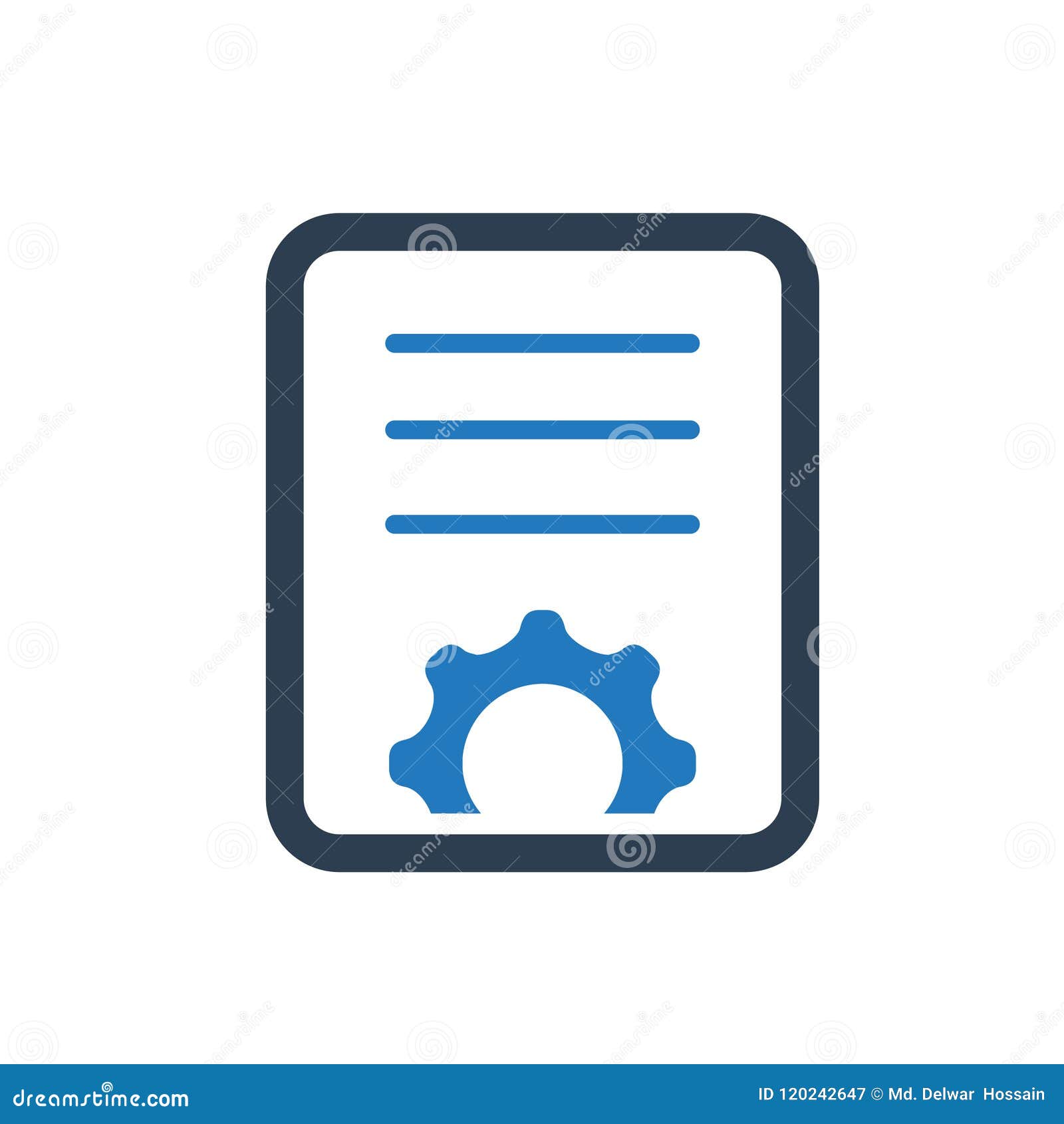 Content Management Icon stock vector. Illustration of development ...