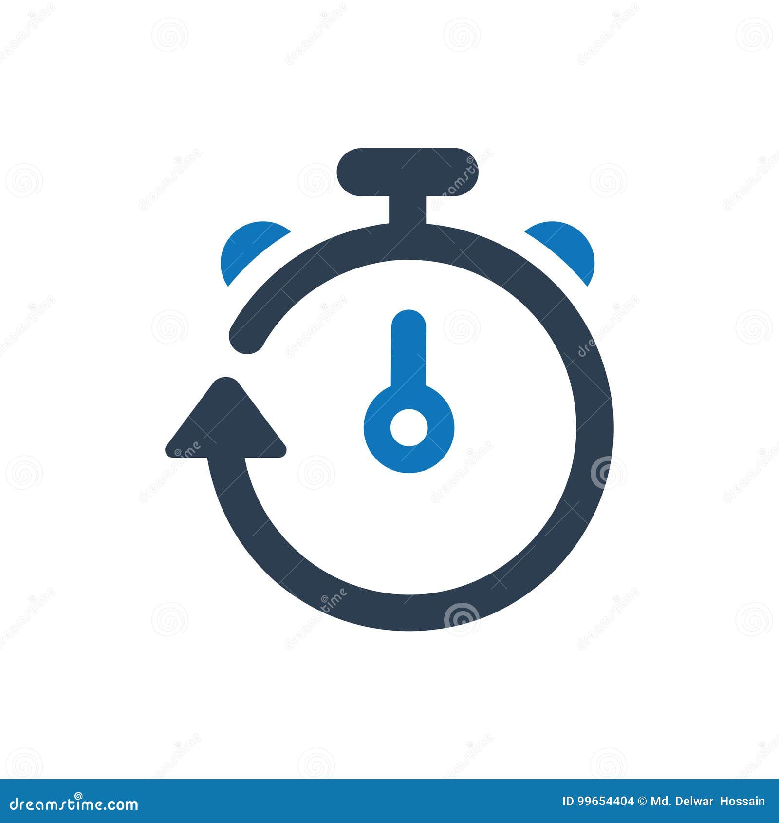 Countdown Icon stock vector. Illustration of symbol, timer - 99654404