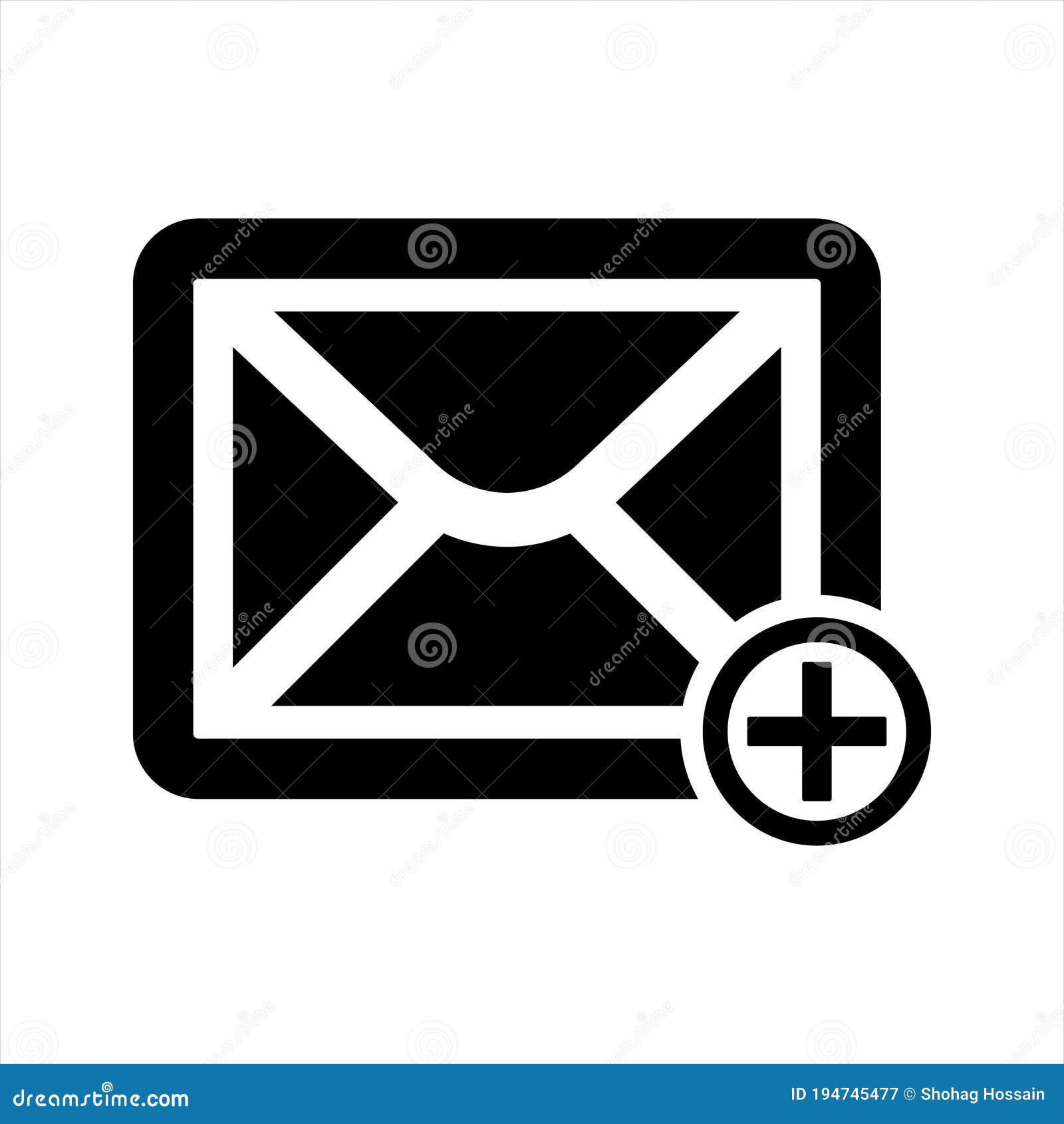 Create Email Icon, Vector Graphic Stock Vector - Illustration of email ...