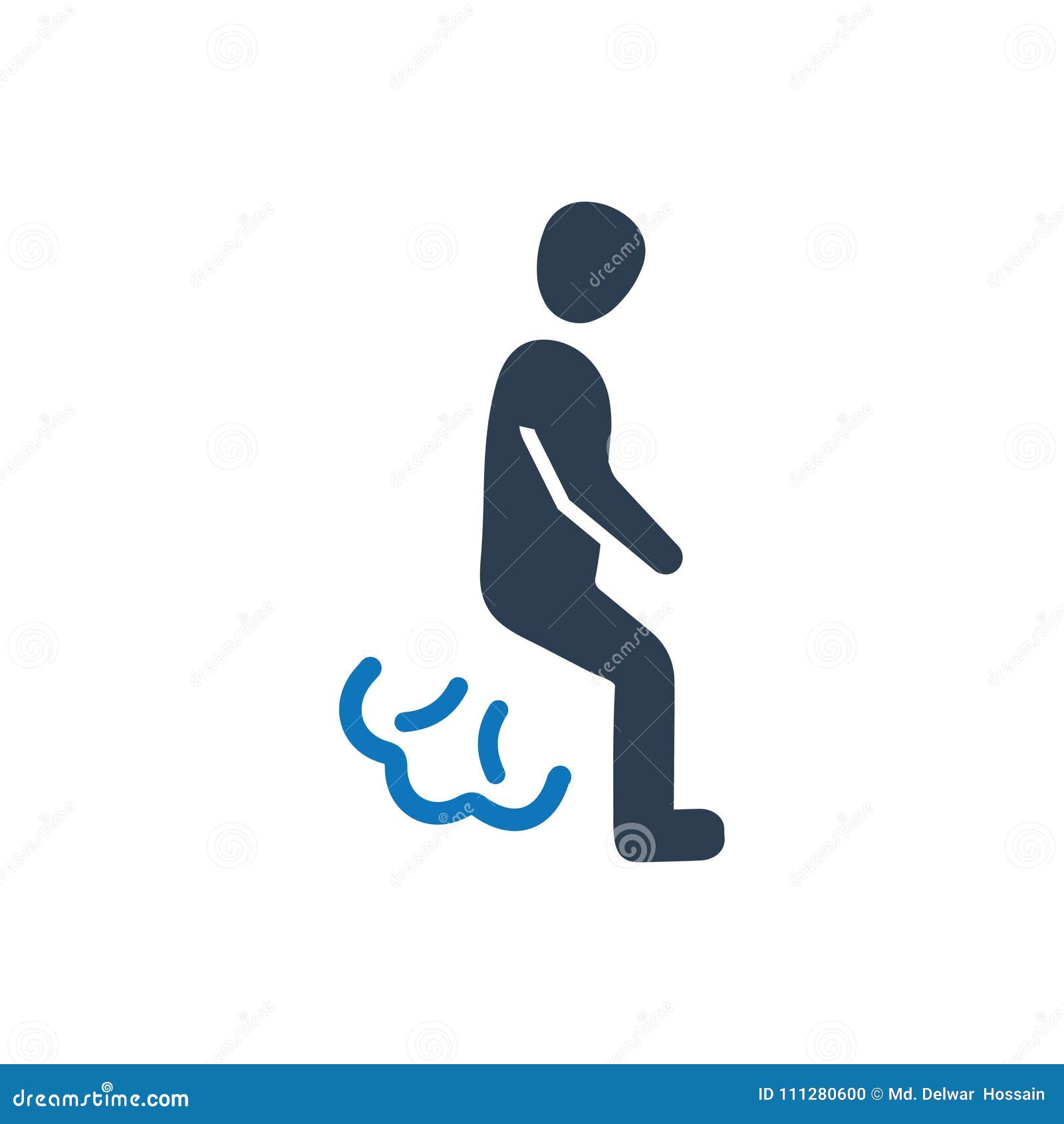 Diarrhea Icon Vector From Disease Collection. Thin Line Diarrhea ...