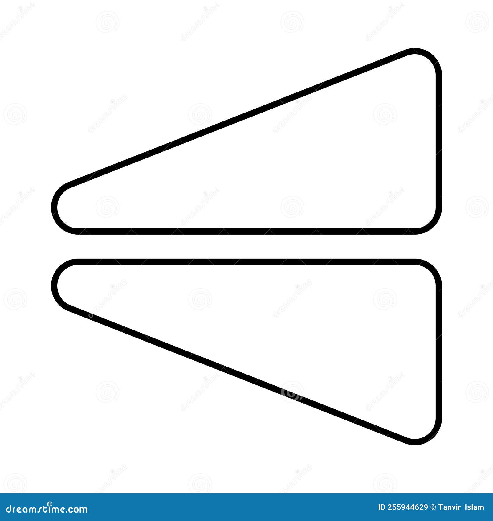 Flip Horizontal Icon. Display Flip Horizontal Symbol For Mobile UI ...