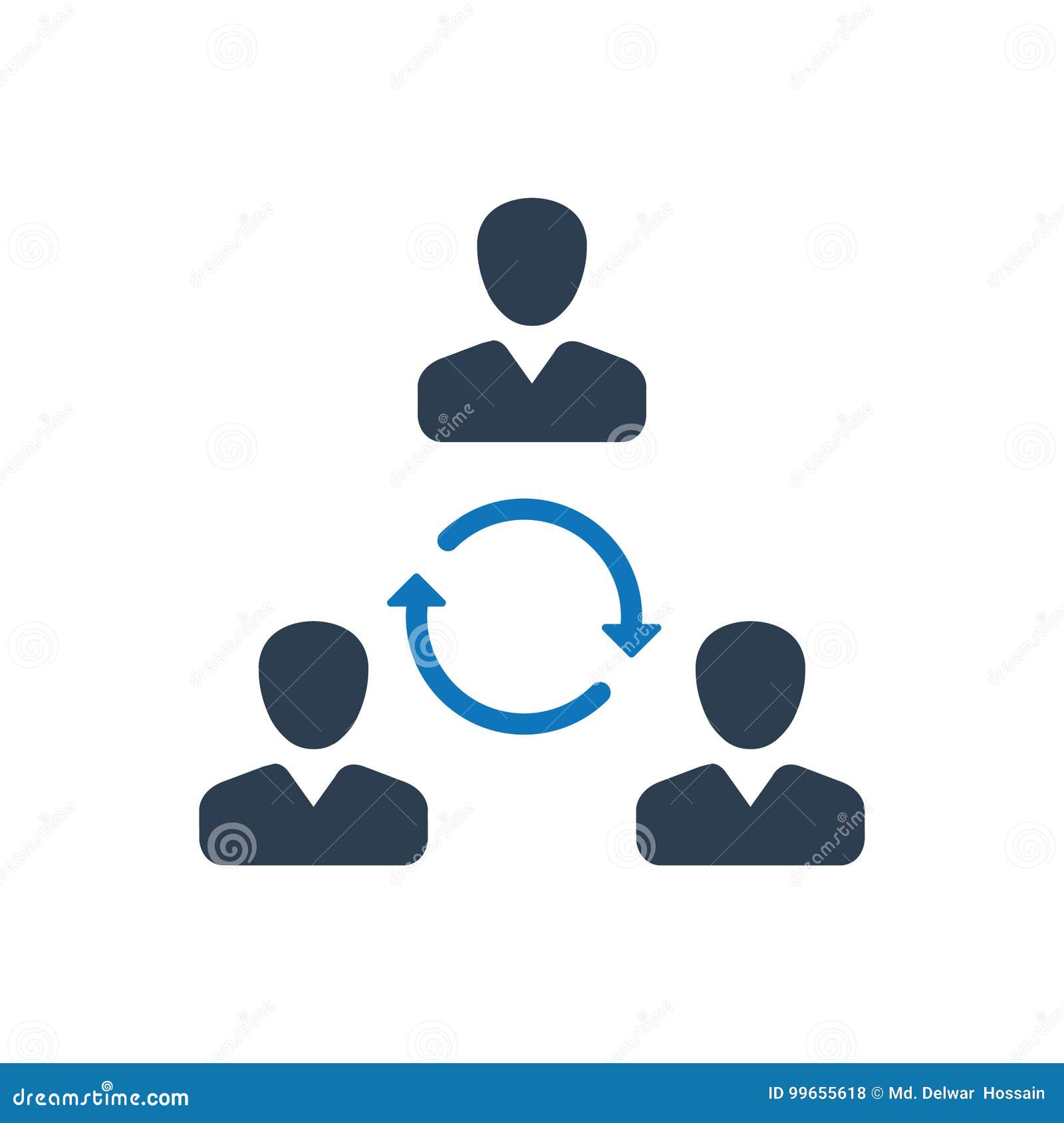 Employee Communication Icon Stock Vector - Illustration of sign ...