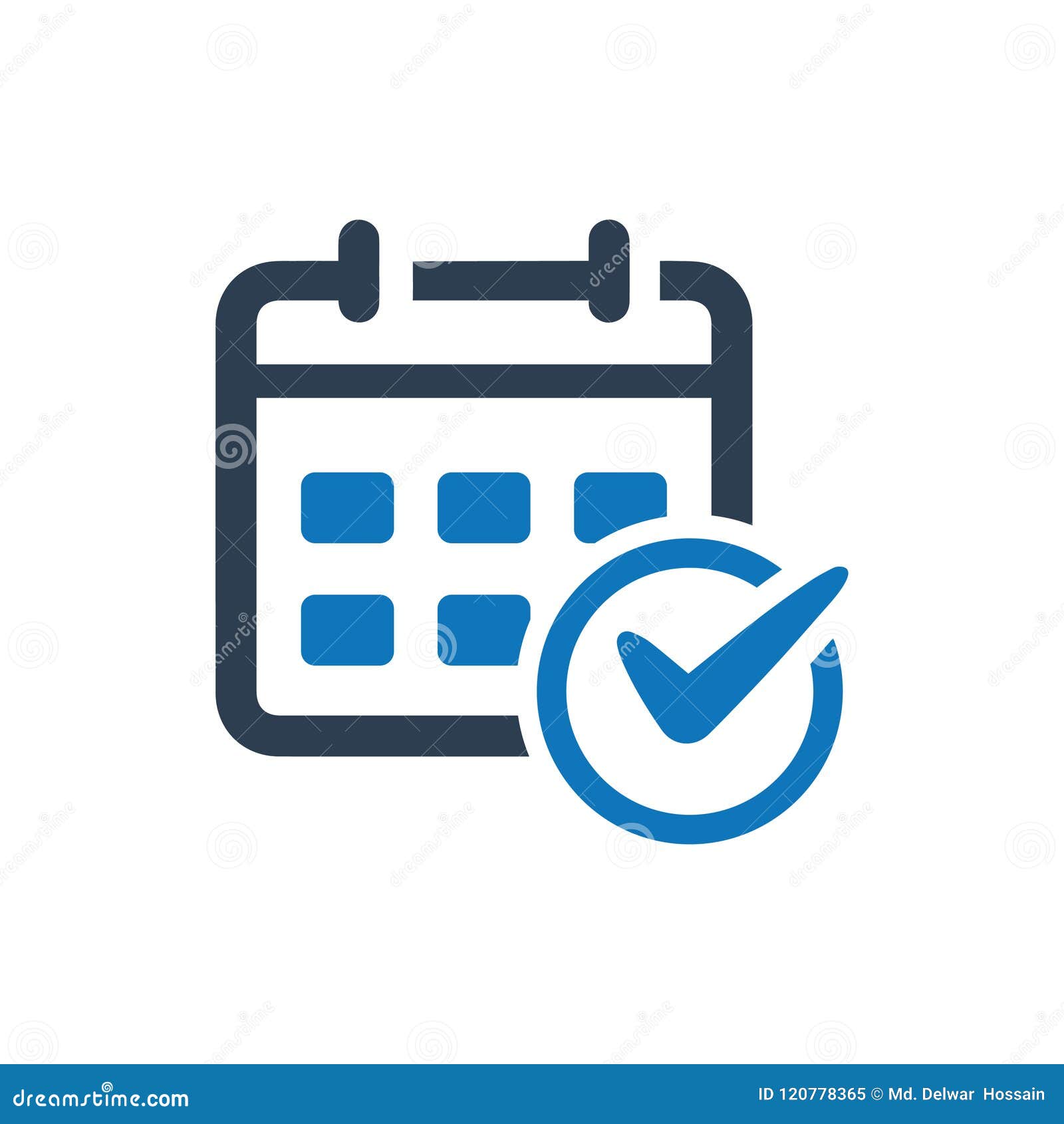 Event Planning Icon stock vector. Illustration of schedule - 120778365