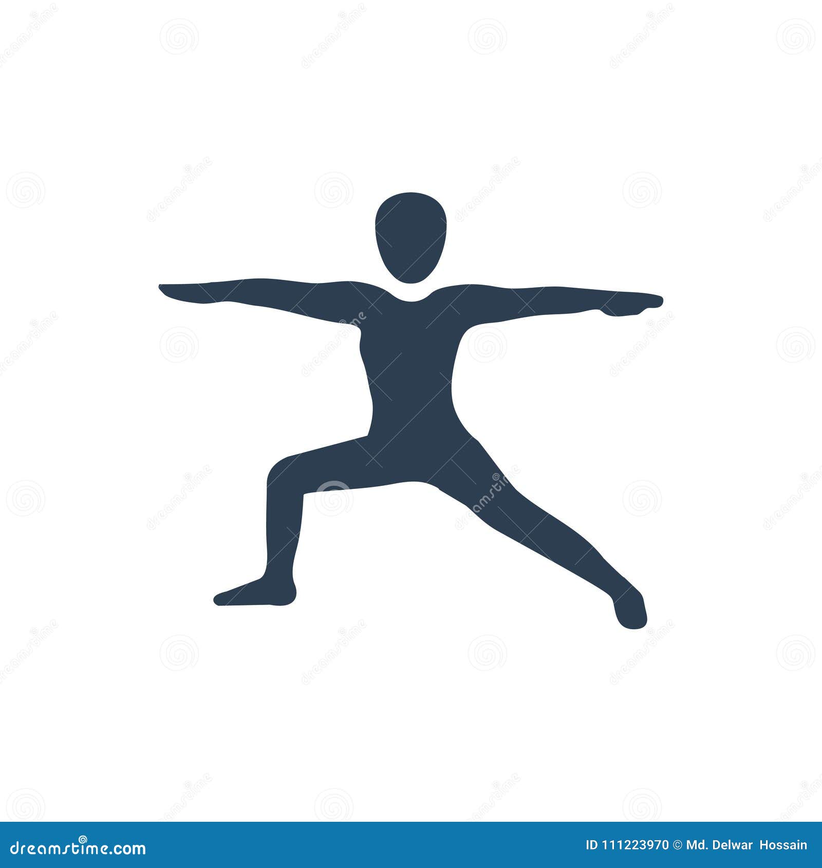 Exercise/ Workout Icon stock vector. Illustration of symbol - 111223970