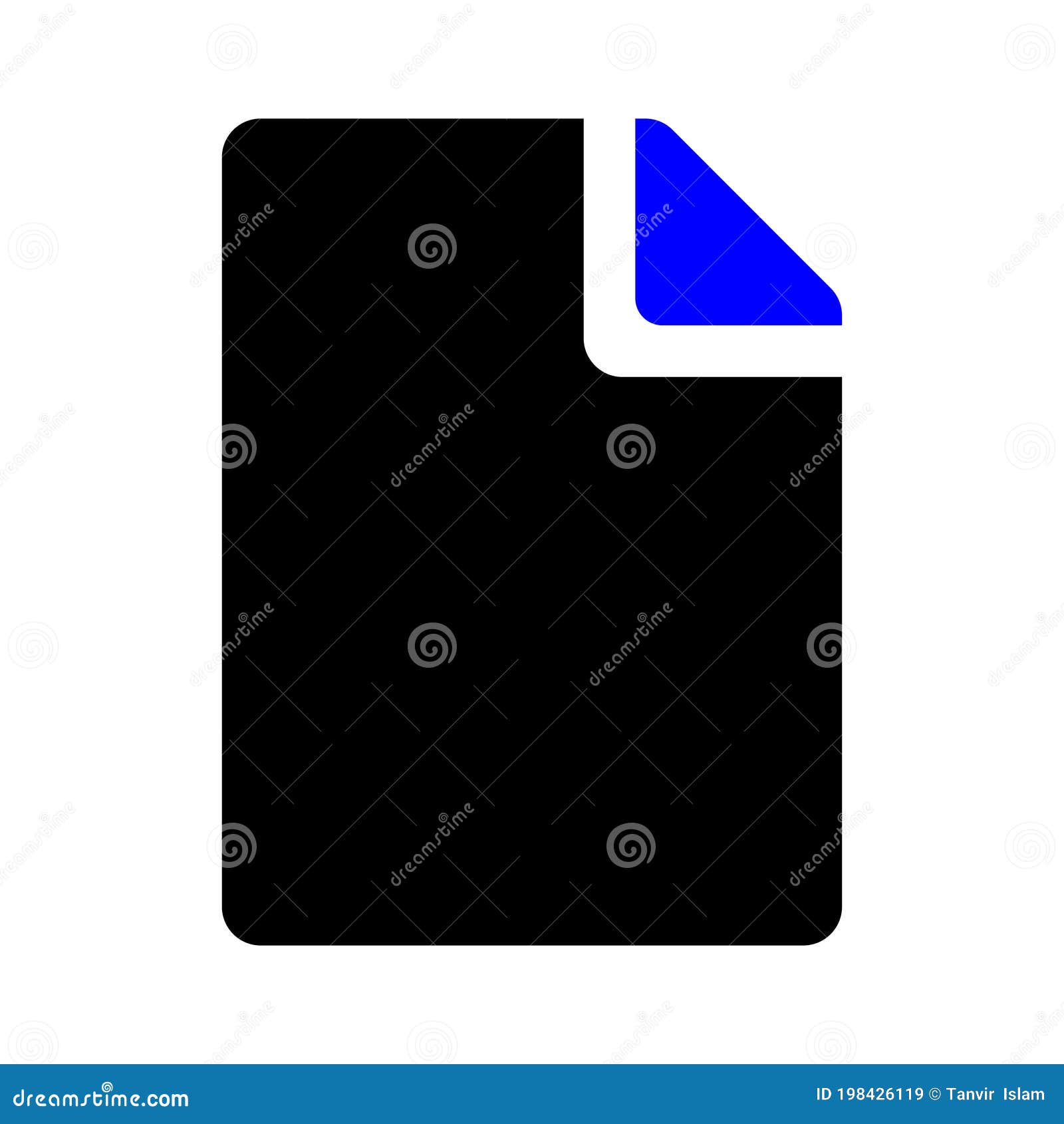 File Vector Icon stock vector. Illustration of icon - 198426119
