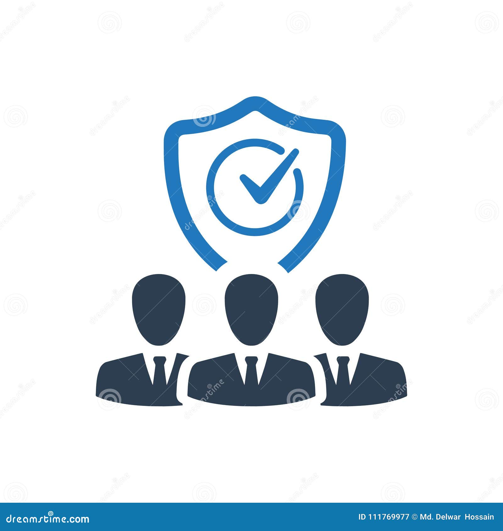 Group protection icon stock vector. Illustration of group - 111769977