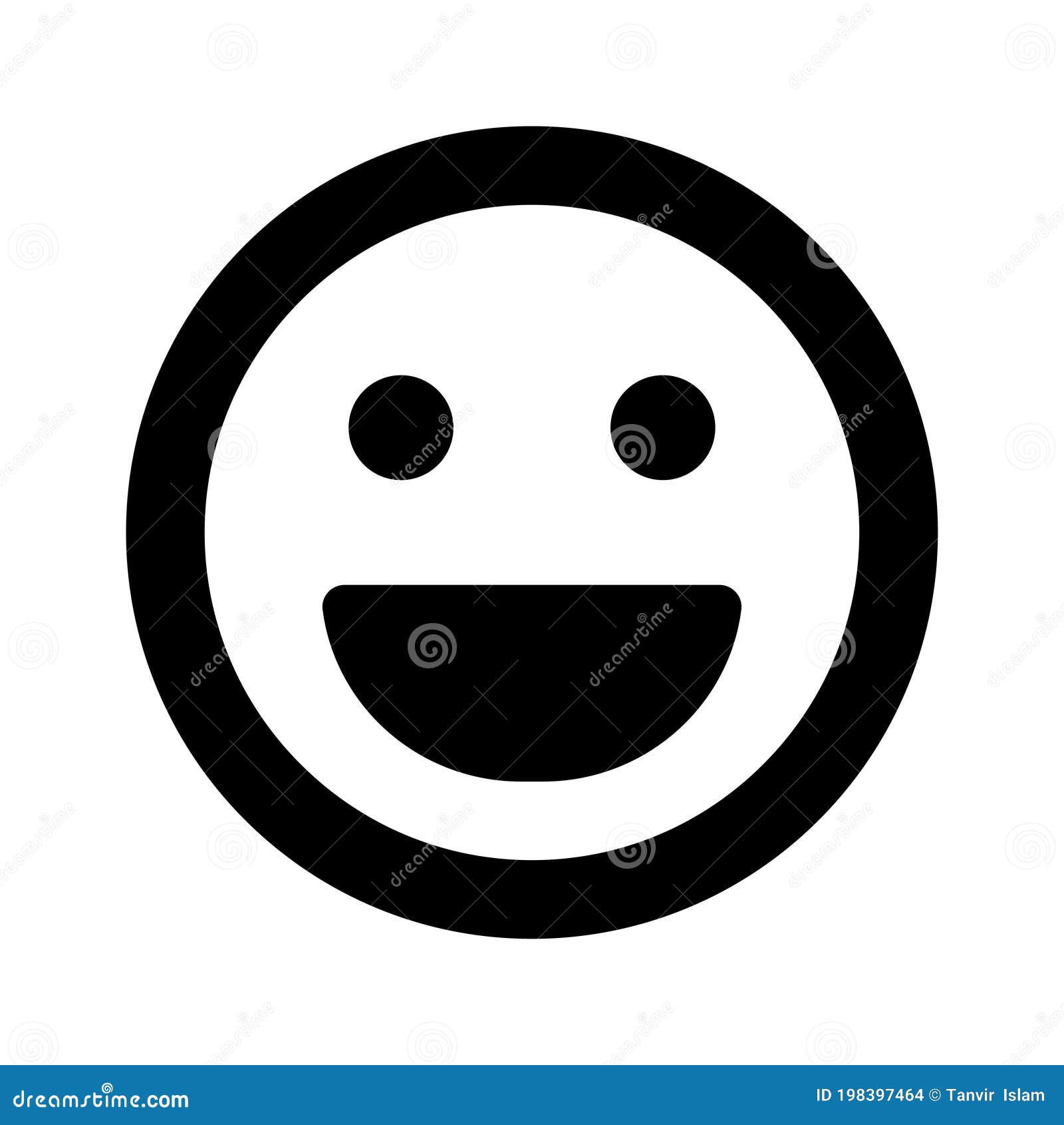 Laugh Vector Icon stock vector. Illustration of emoji - 198397464