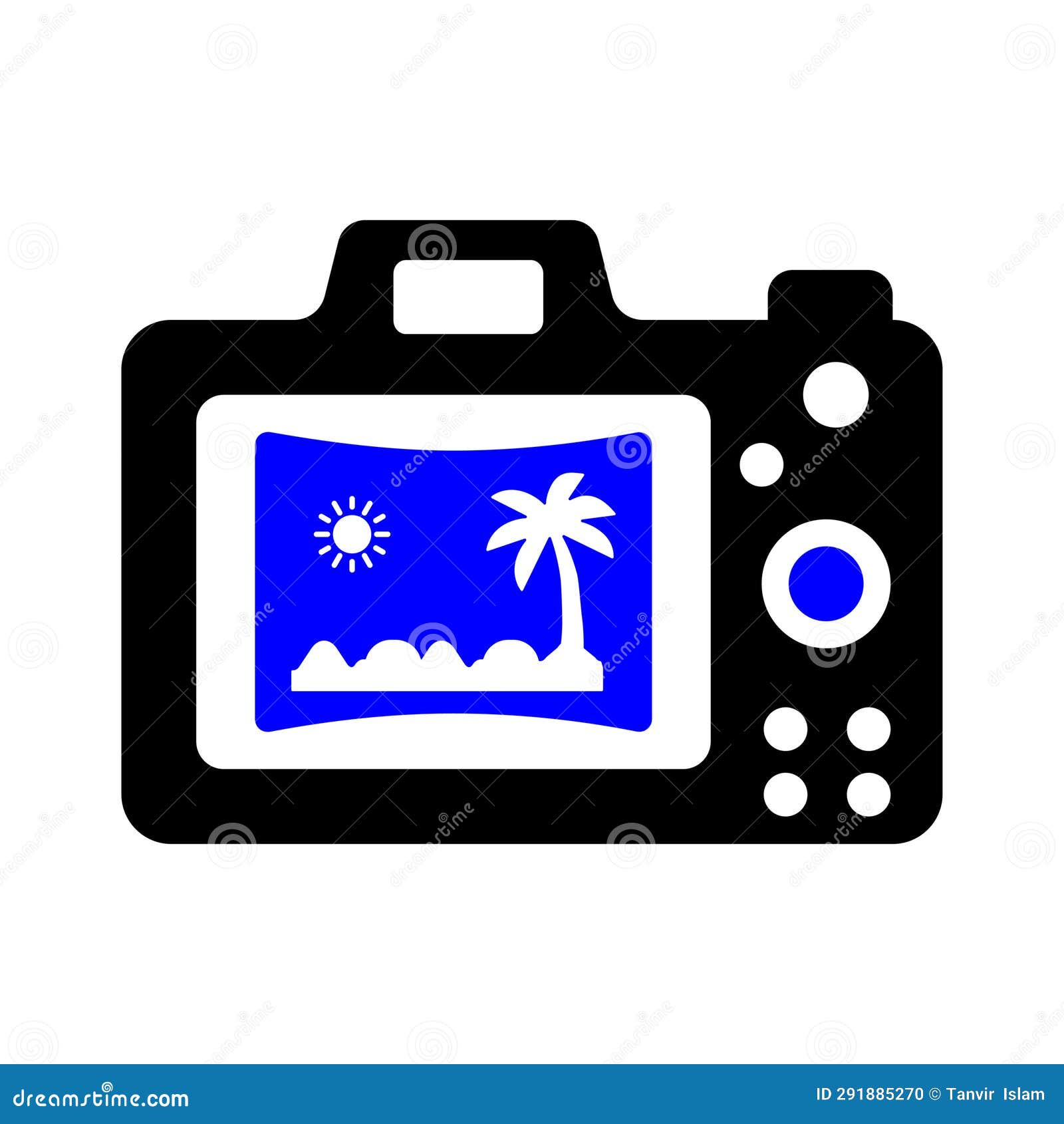 Panorama Mode on Camera Icon Stock Illustration - Illustration of sign ...