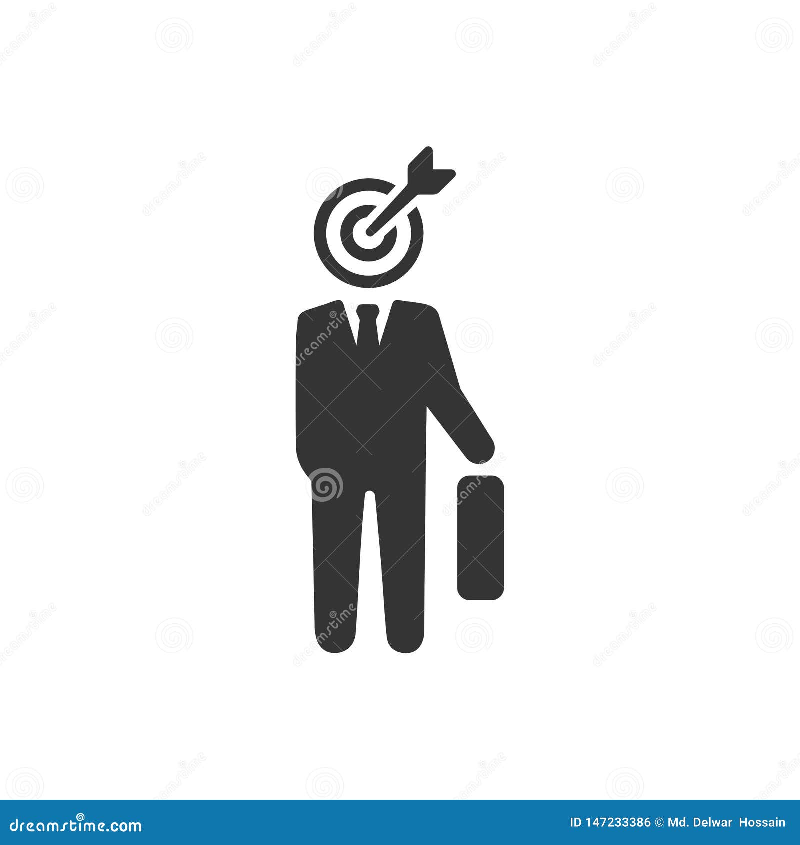 Professional aim icon stock vector. Illustration of symbol - 147233386