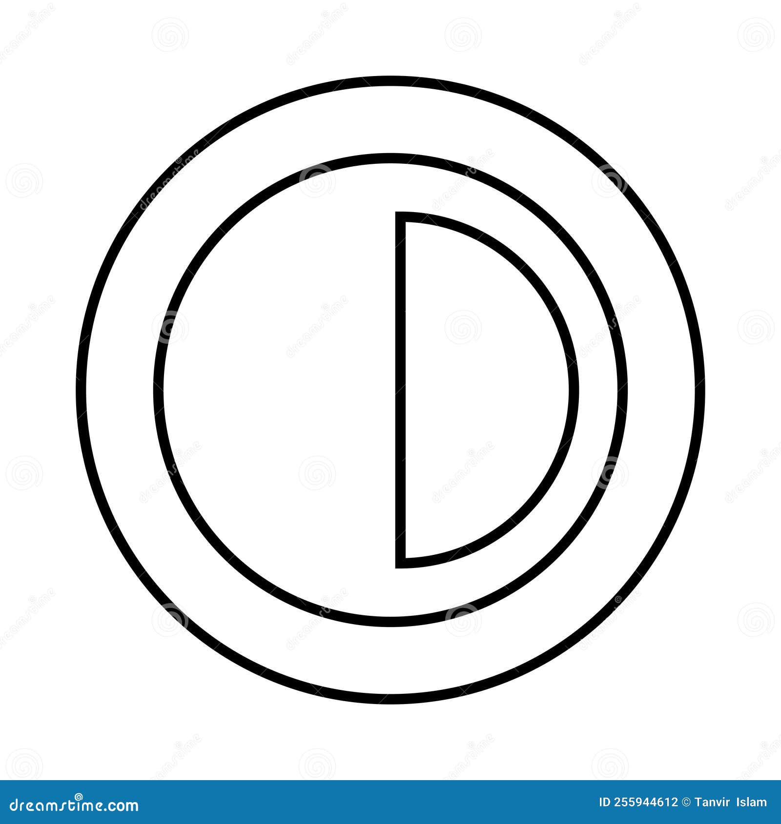 Saturation icon stock vector. Illustration of design - 255944612