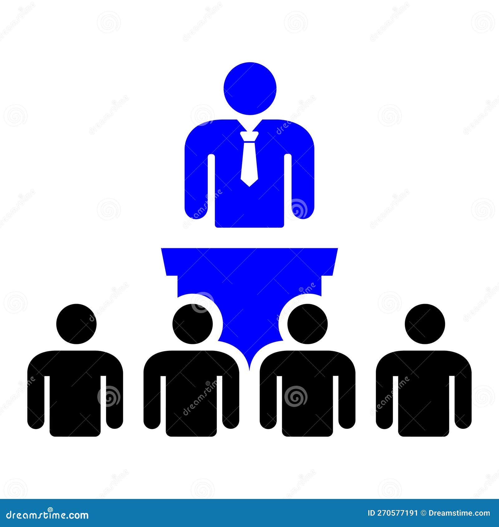 Staff Training Icon stock vector. Illustration of vector - 270577191