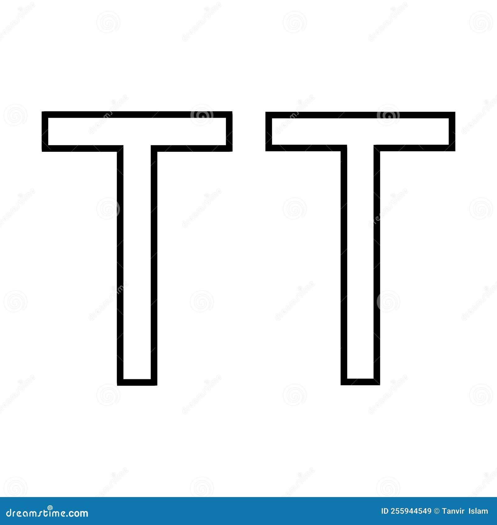 Uppercase Icon stock vector. Illustration of font, graphic - 255944549