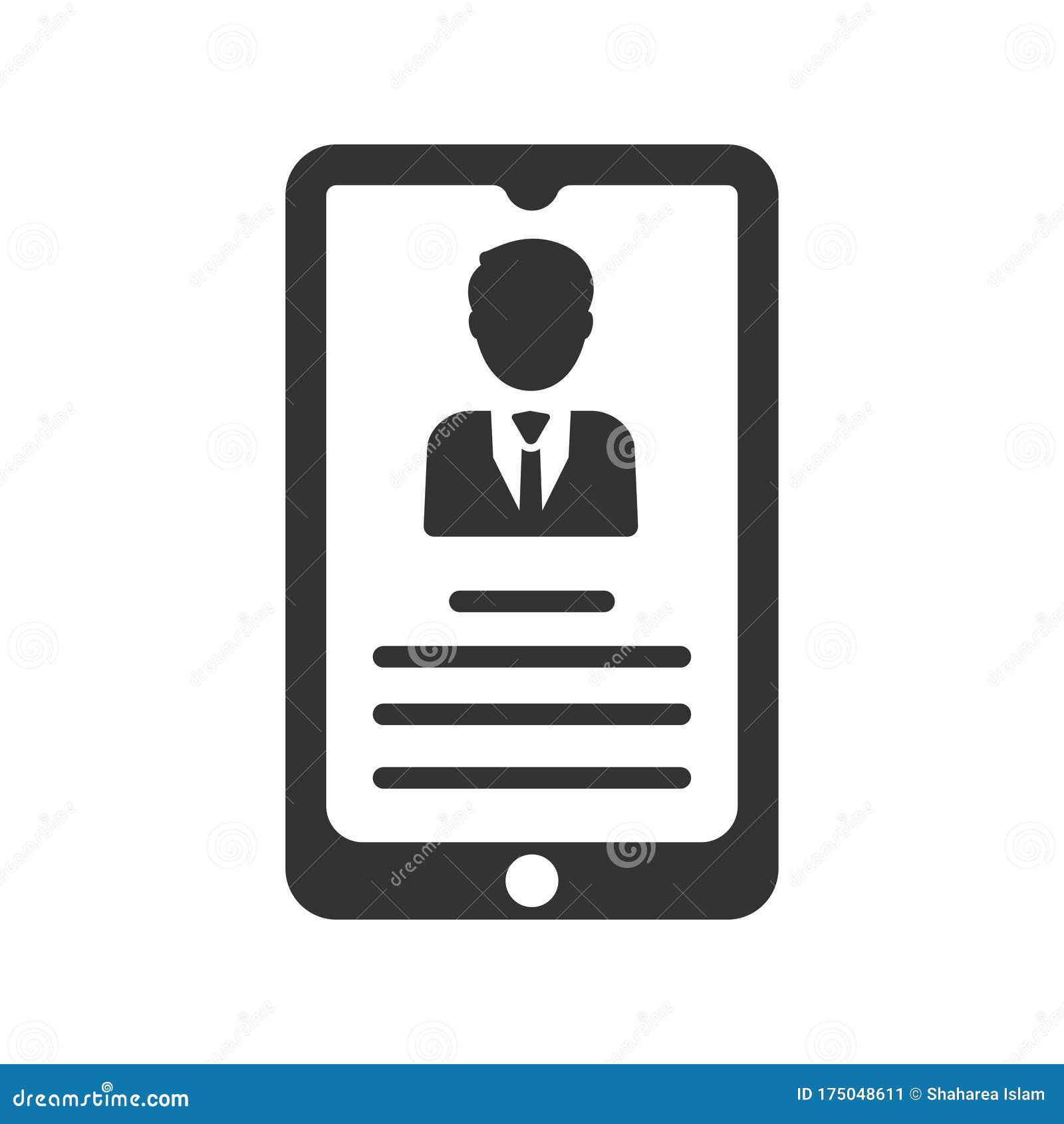 User account icon stock vector. Illustration of symbol - 175048611