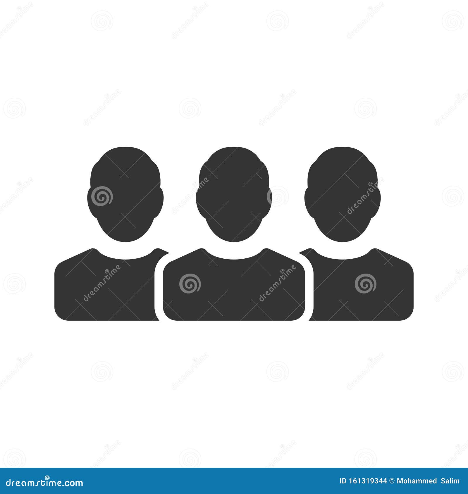 User group vector icon stock vector. Illustration of community - 161319344