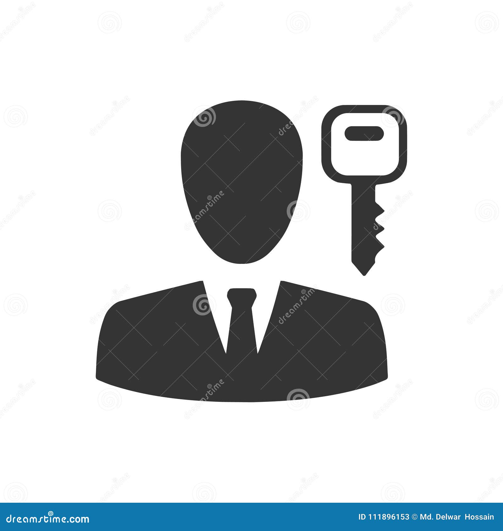 User security icon stock vector. Illustration of login - 111896153