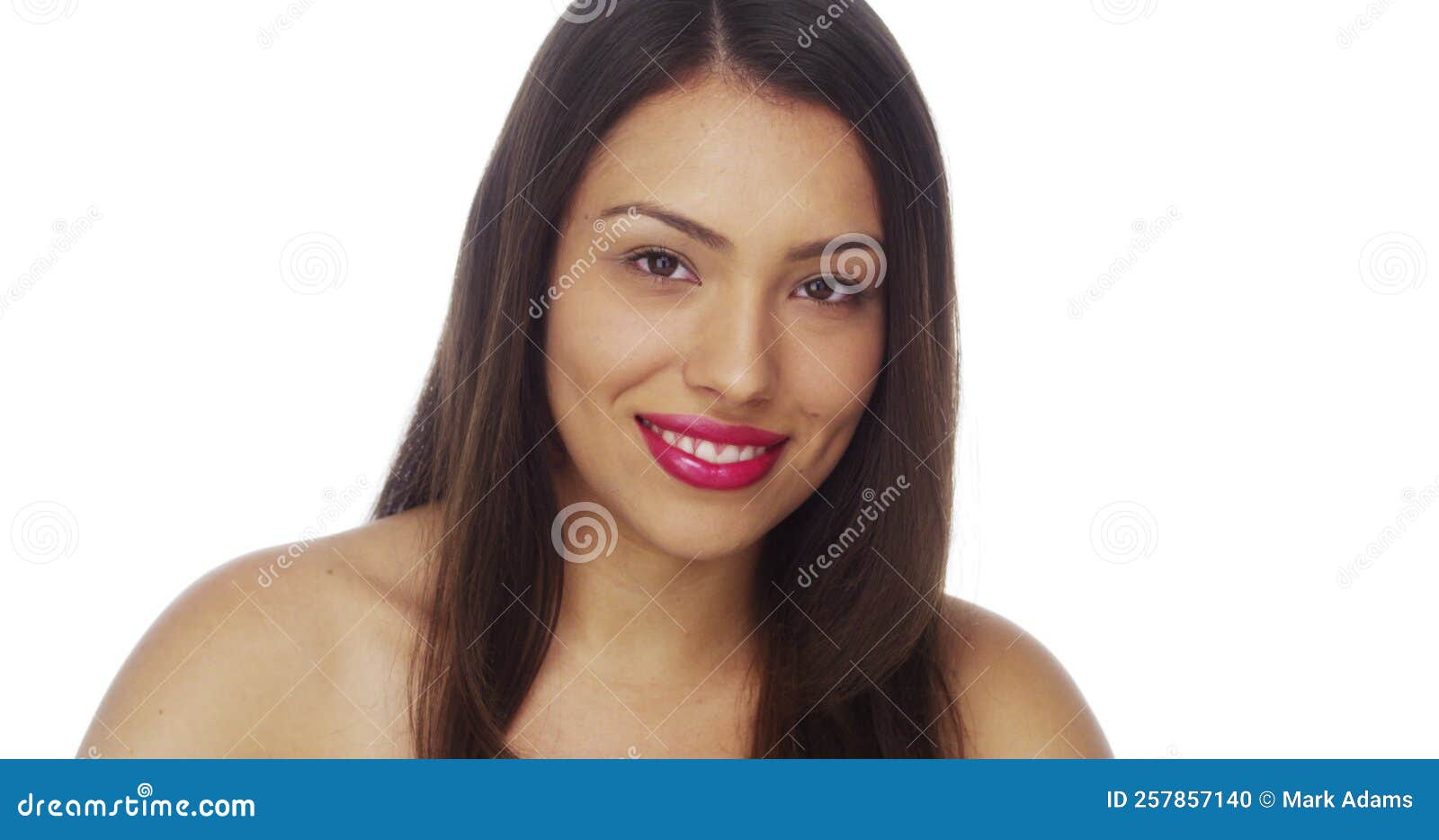 Beautiful Mexican Woman Looking at Camera Stock Footage - Video of ...