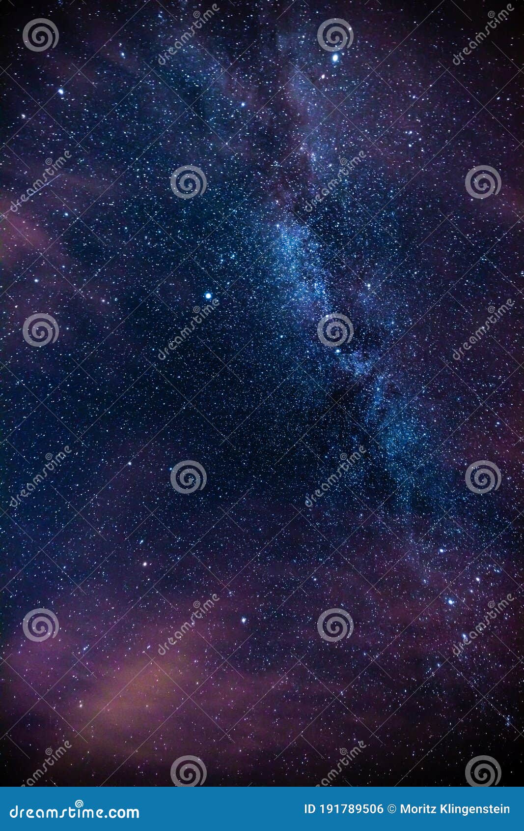 Beautiful Milky Way on a Starry Night Stock Photo - Image of space ...