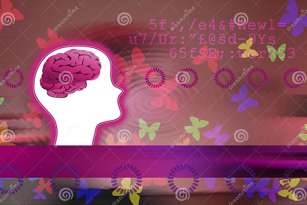 Beautiful mind stock illustration. Illustration of artist - 2596052