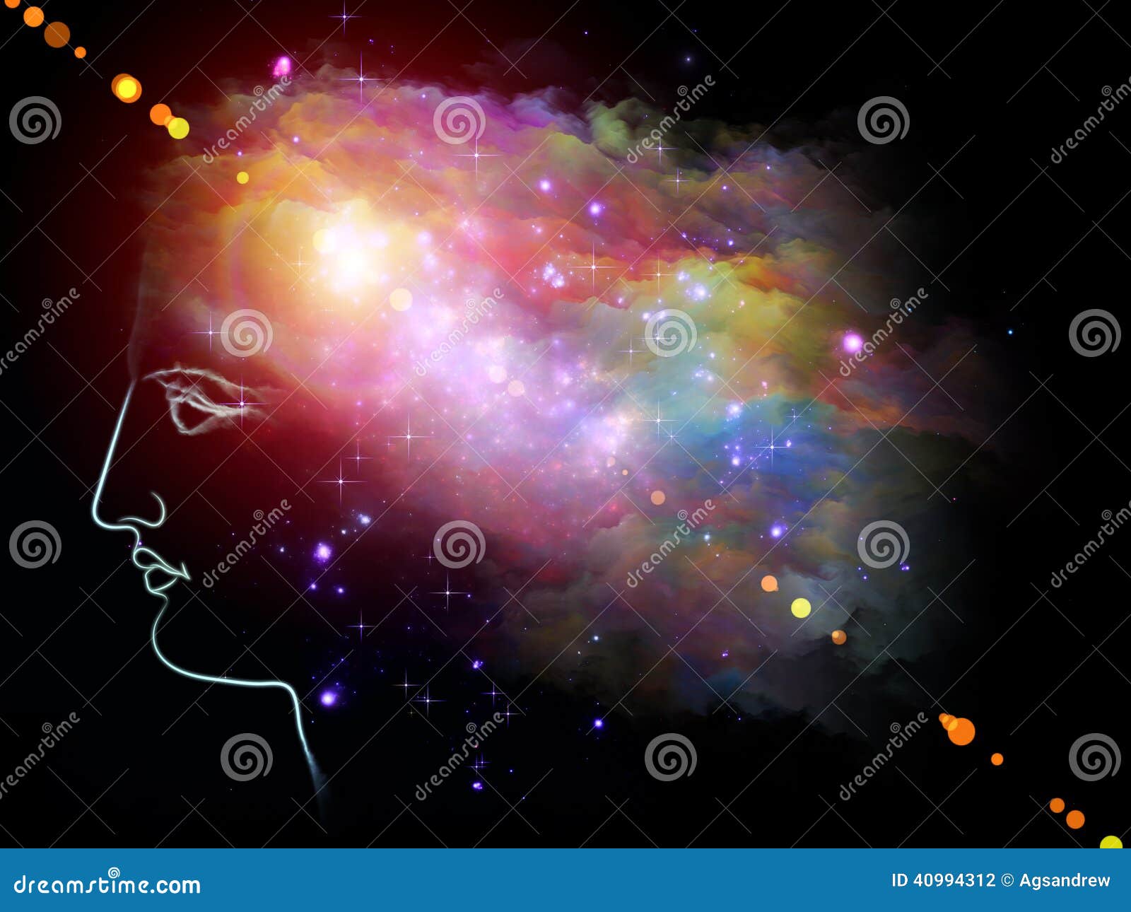 Beautiful Mind stock illustration. Illustration of fantasy - 40994312