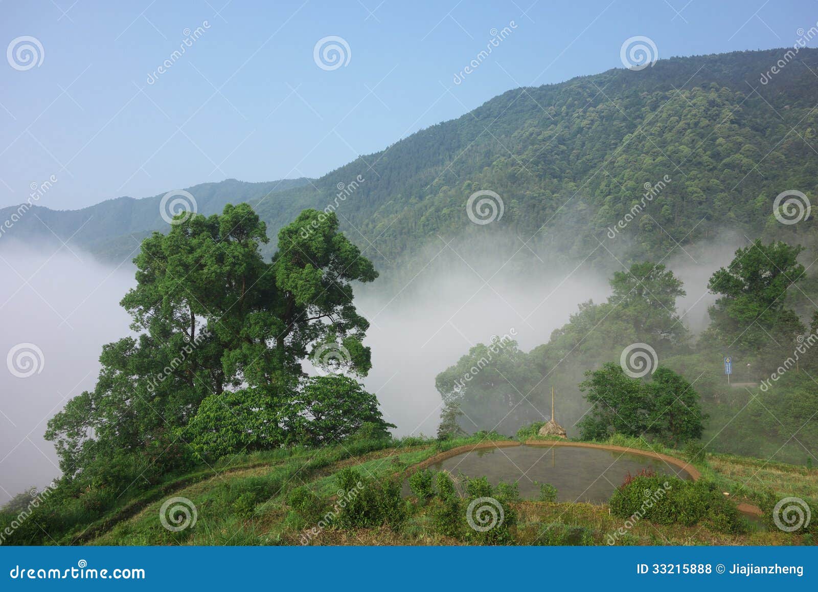Beautiful mist stock photo. Image of dwelling, complex - 33215888