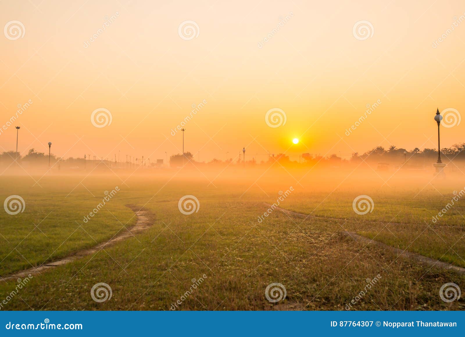 Beautiful mist morning stock image. Image of environmental - 87764307