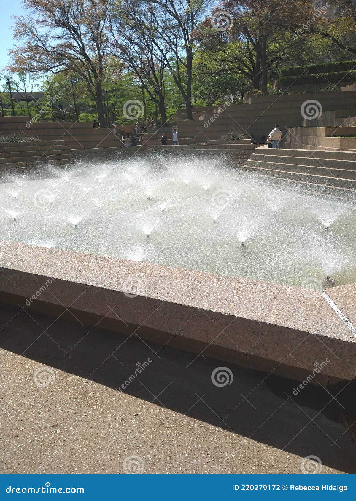 Beautiful mist of water stock photo. Image of column - 220279172