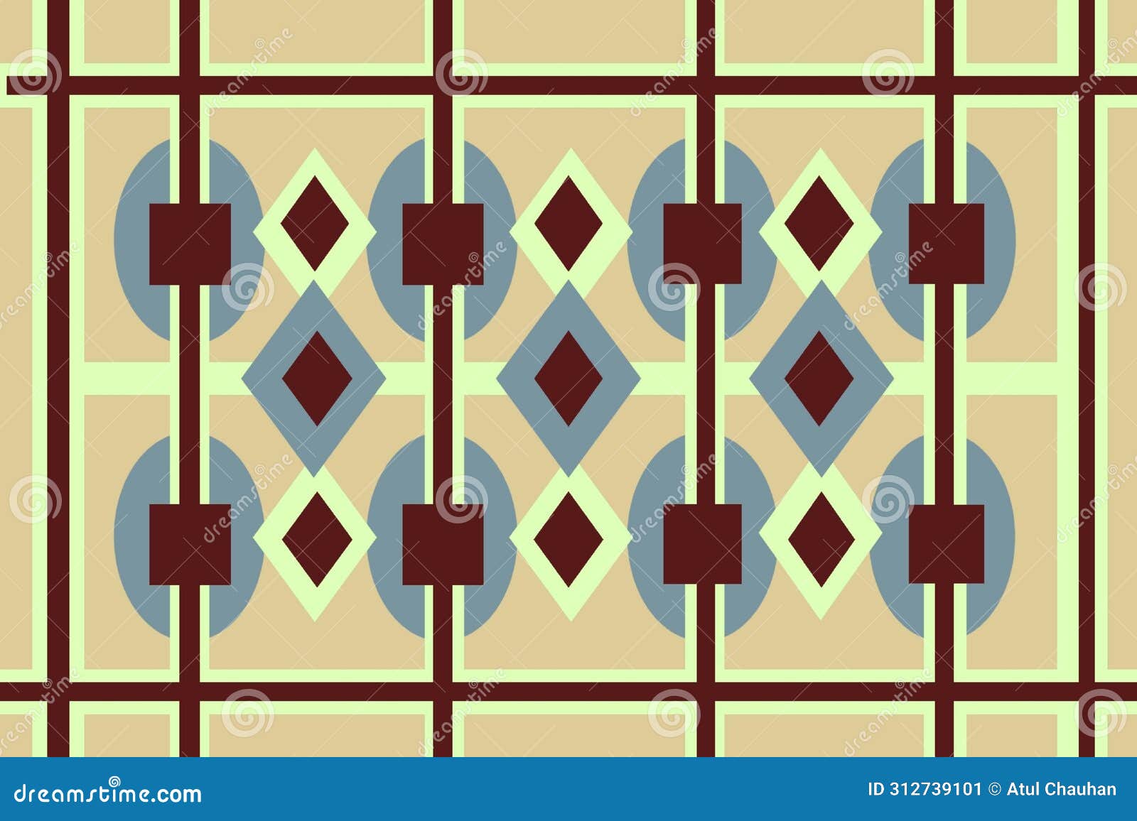 Beautiful Mix Shape Designer Wall Background Wallpaper Stock ...