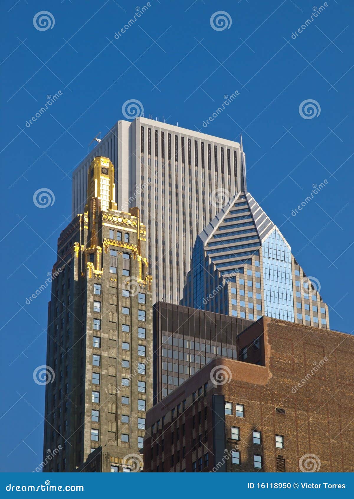 Beautiful Mixed Architecture Stock Photo - Image of downtown, cityscape ...