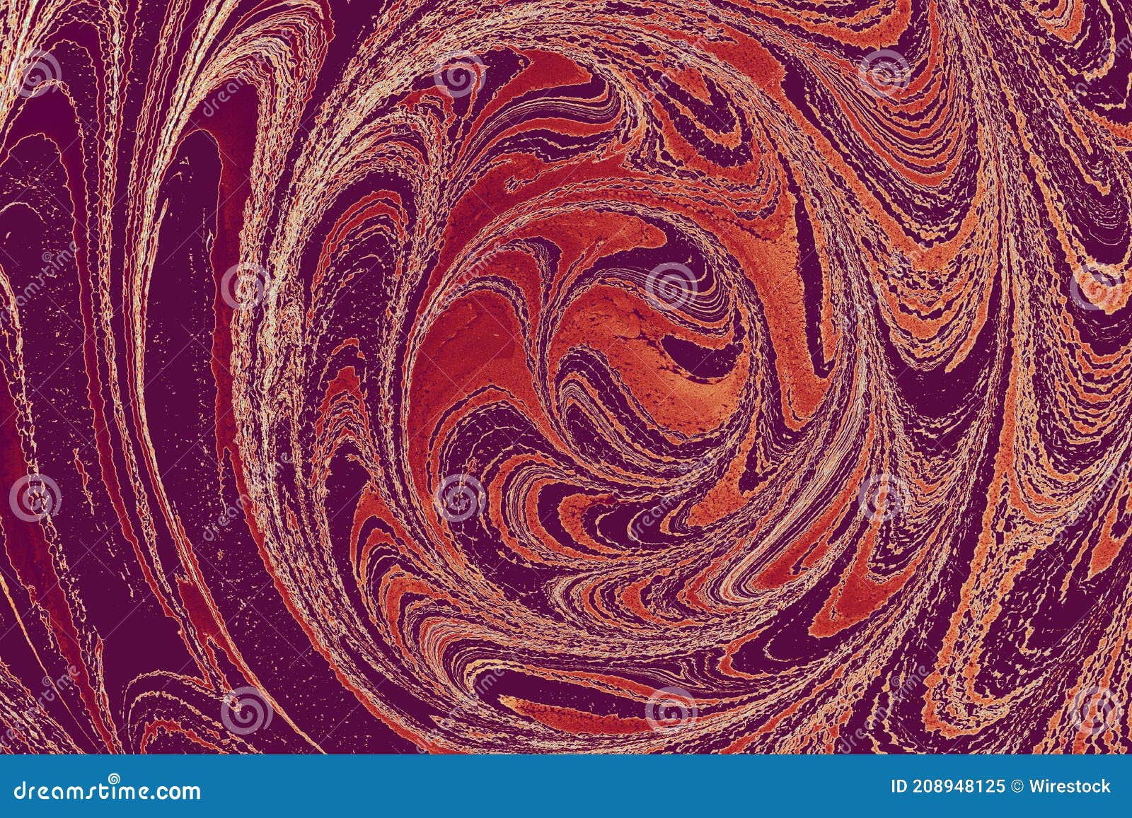 Beautiful Mixture of Different Colors of Paint on a Canvas Stock Image ...