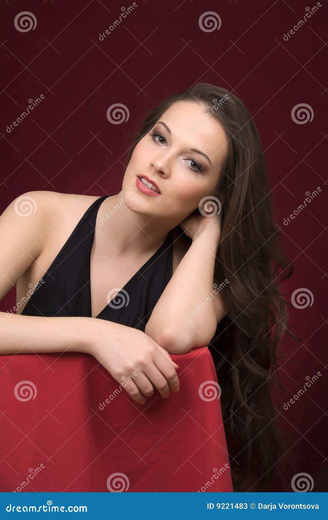 Beautiful model stock image. Image of beauty, happiness - 9221483