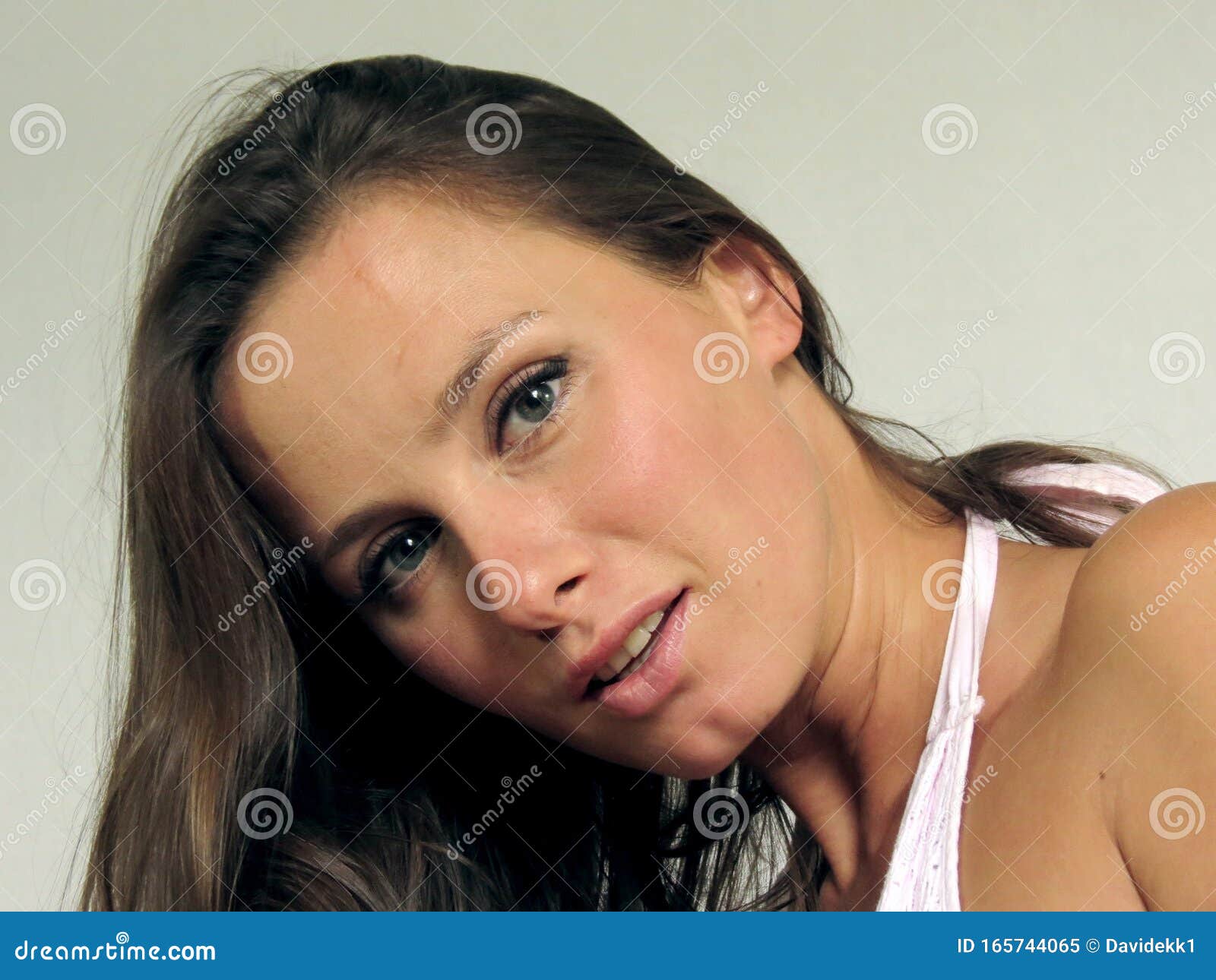 Beautiful Model Looking at Camera Stock Image - Image of pretty ...