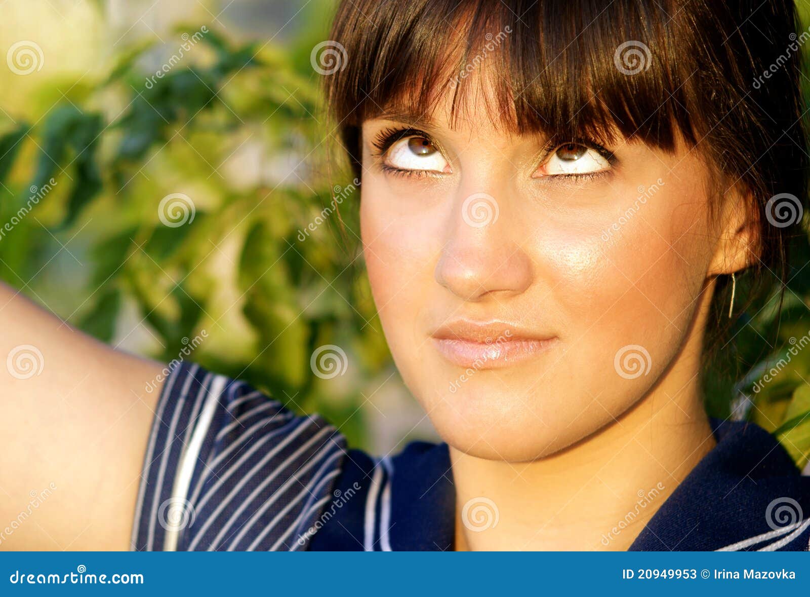 Beautiful Model Looking Up Picture. Image: 20949953