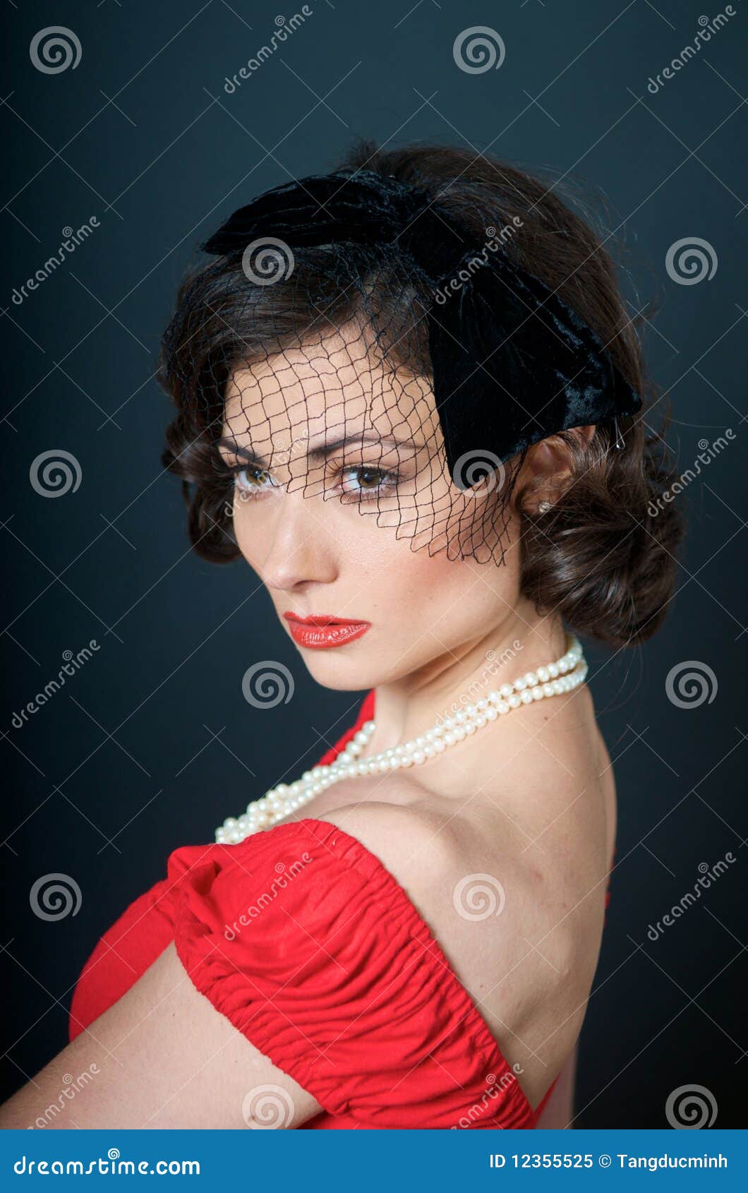 Beautiful Model with net stock image. Image of caucasian - 12355525