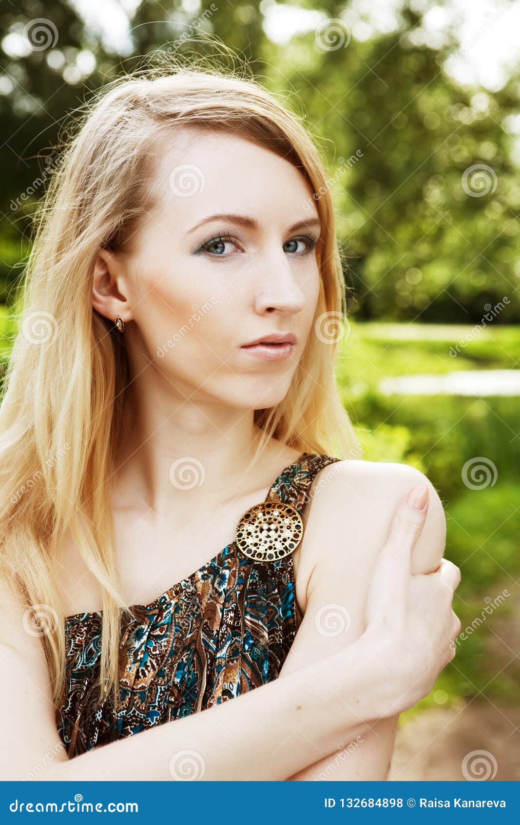 Beautiful Model in the Park Stock Photo - Image of fresh, outside ...