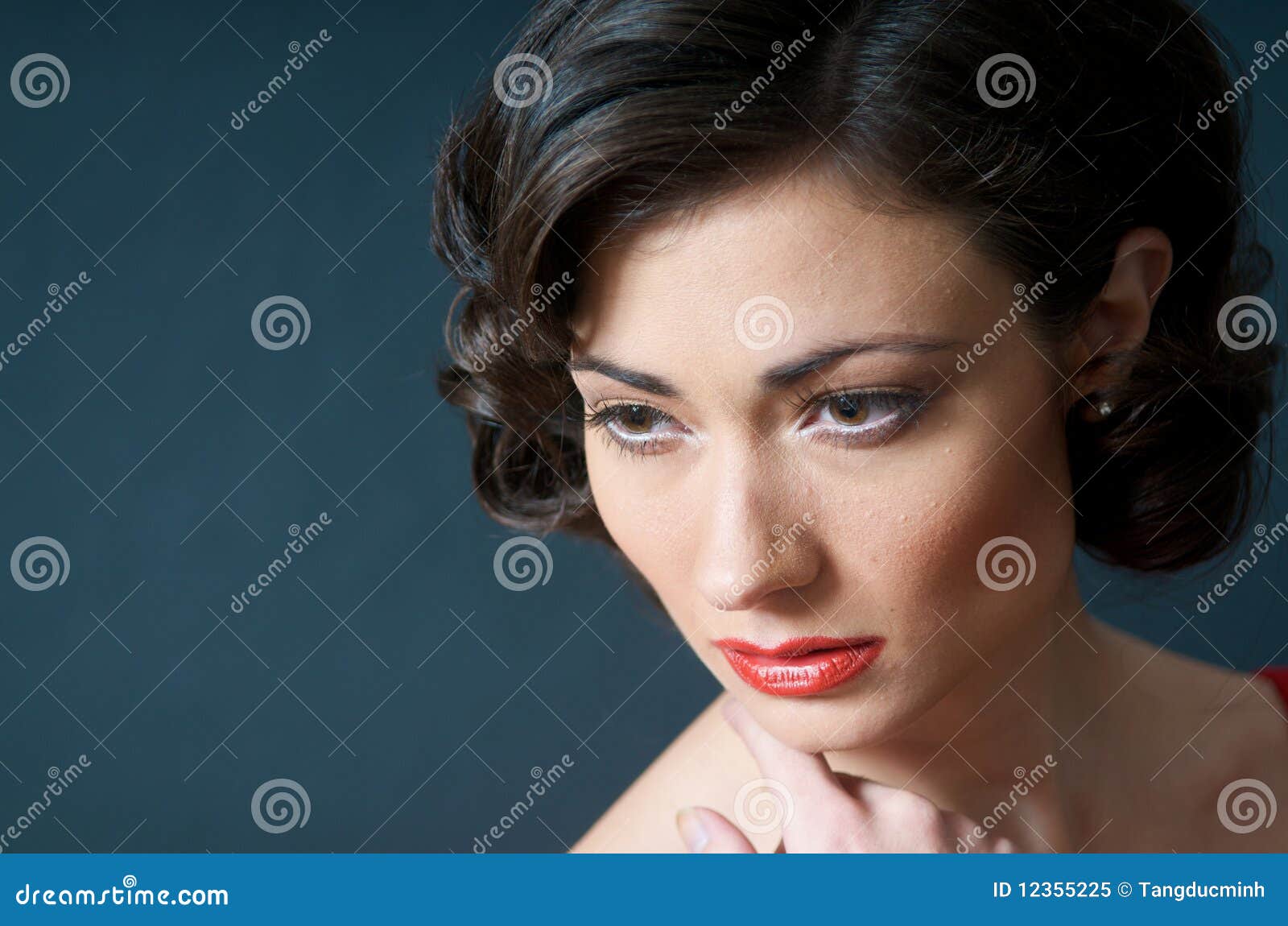 Beautiful Model portrait stock image. Image of female - 12355225