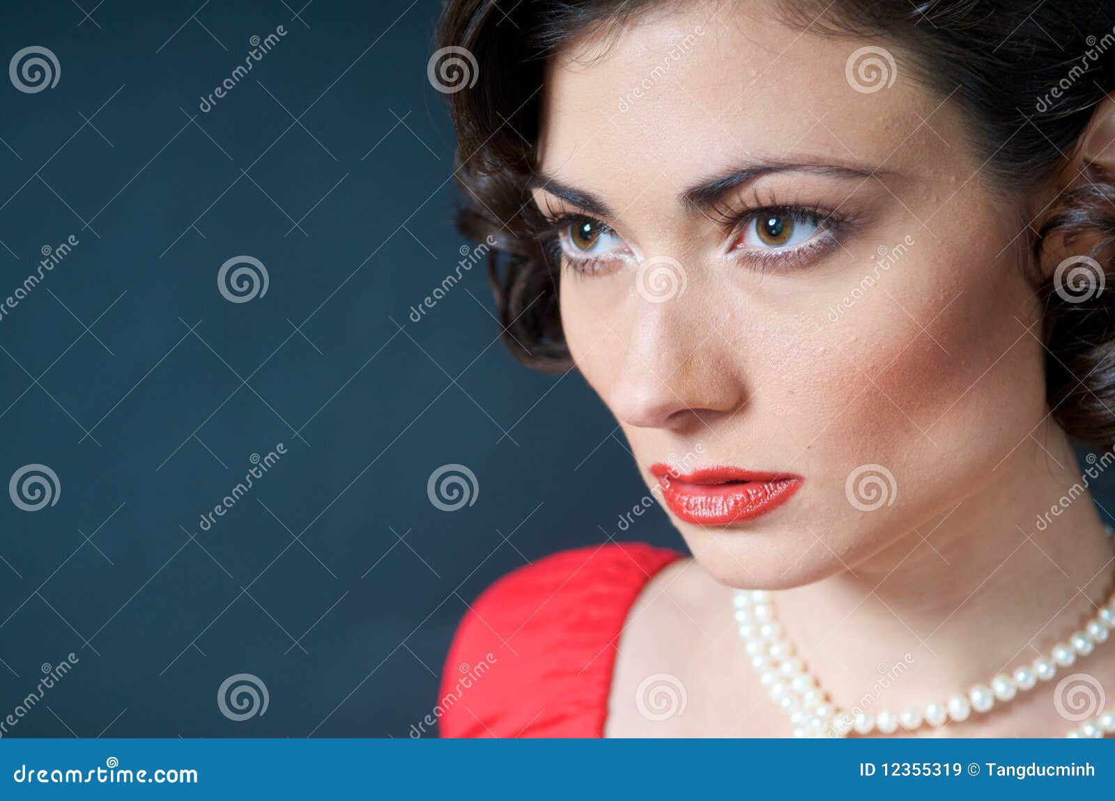 Beautiful Model portrait stock image. Image of portrait - 12355319
