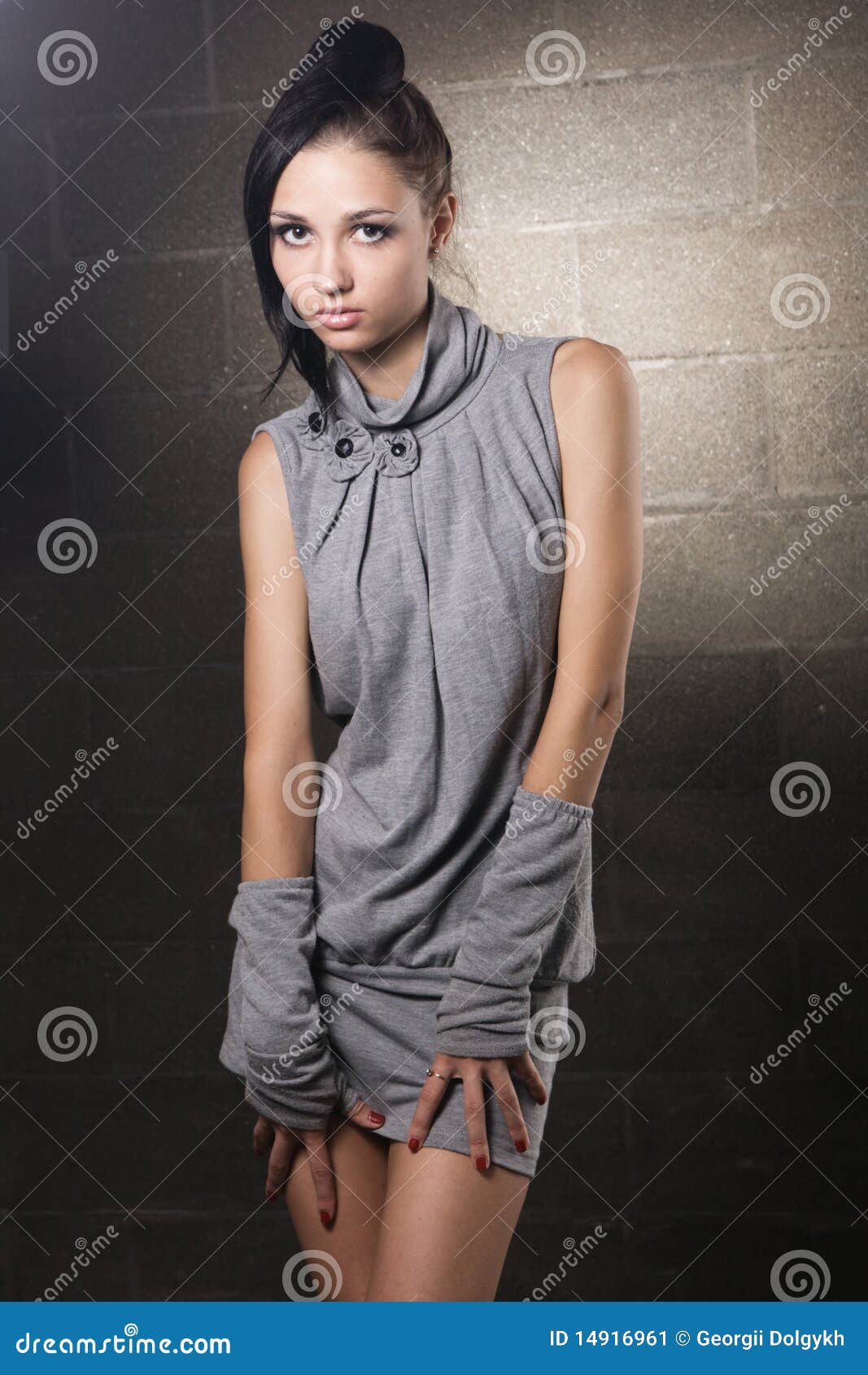 Beautiful model portrait stock image. Image of light - 14916961