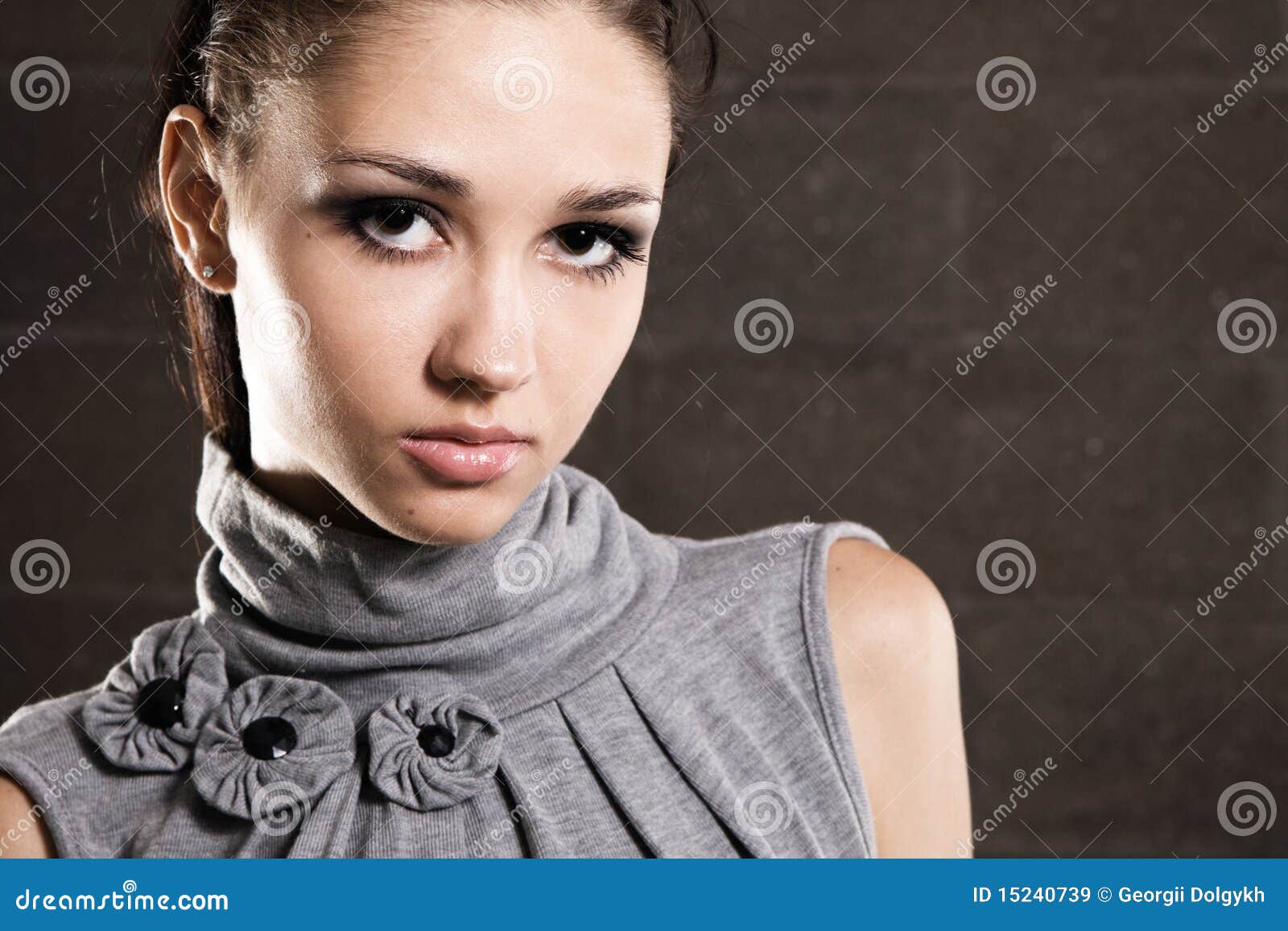 Beautiful model portrait stock image. Image of adult - 15240739