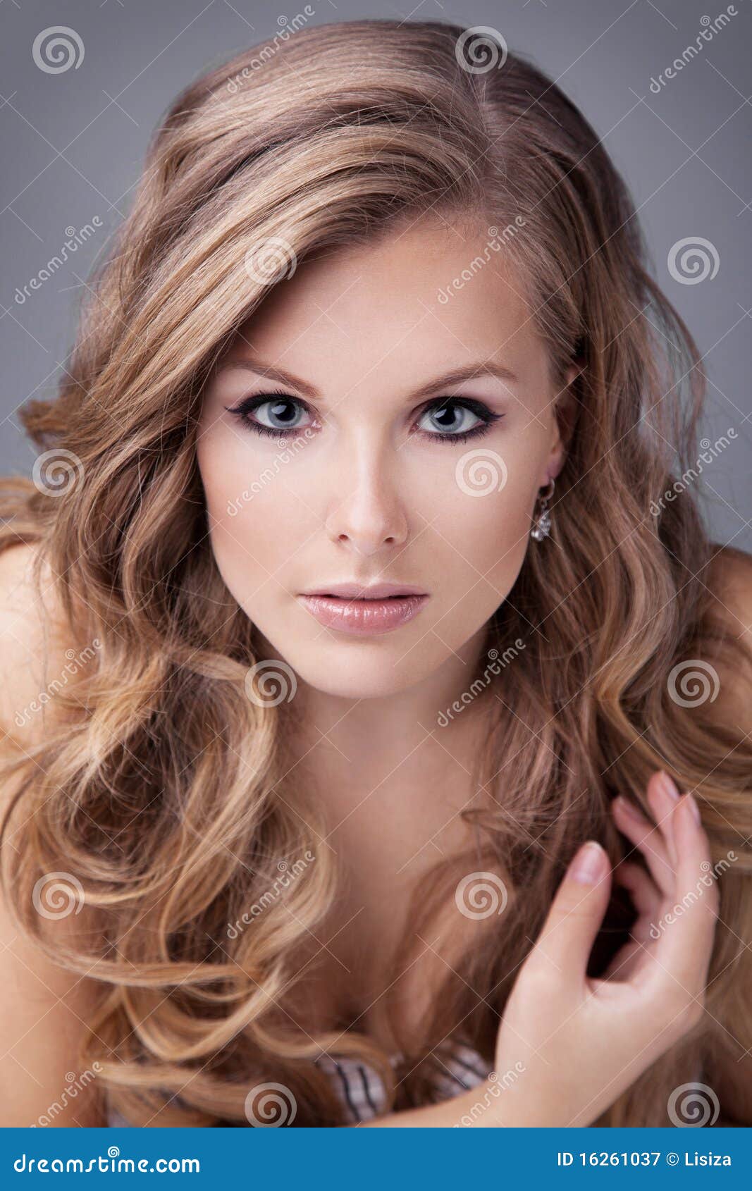 Beautiful Model with Stylish Hair Stock Image - Image of portrait ...
